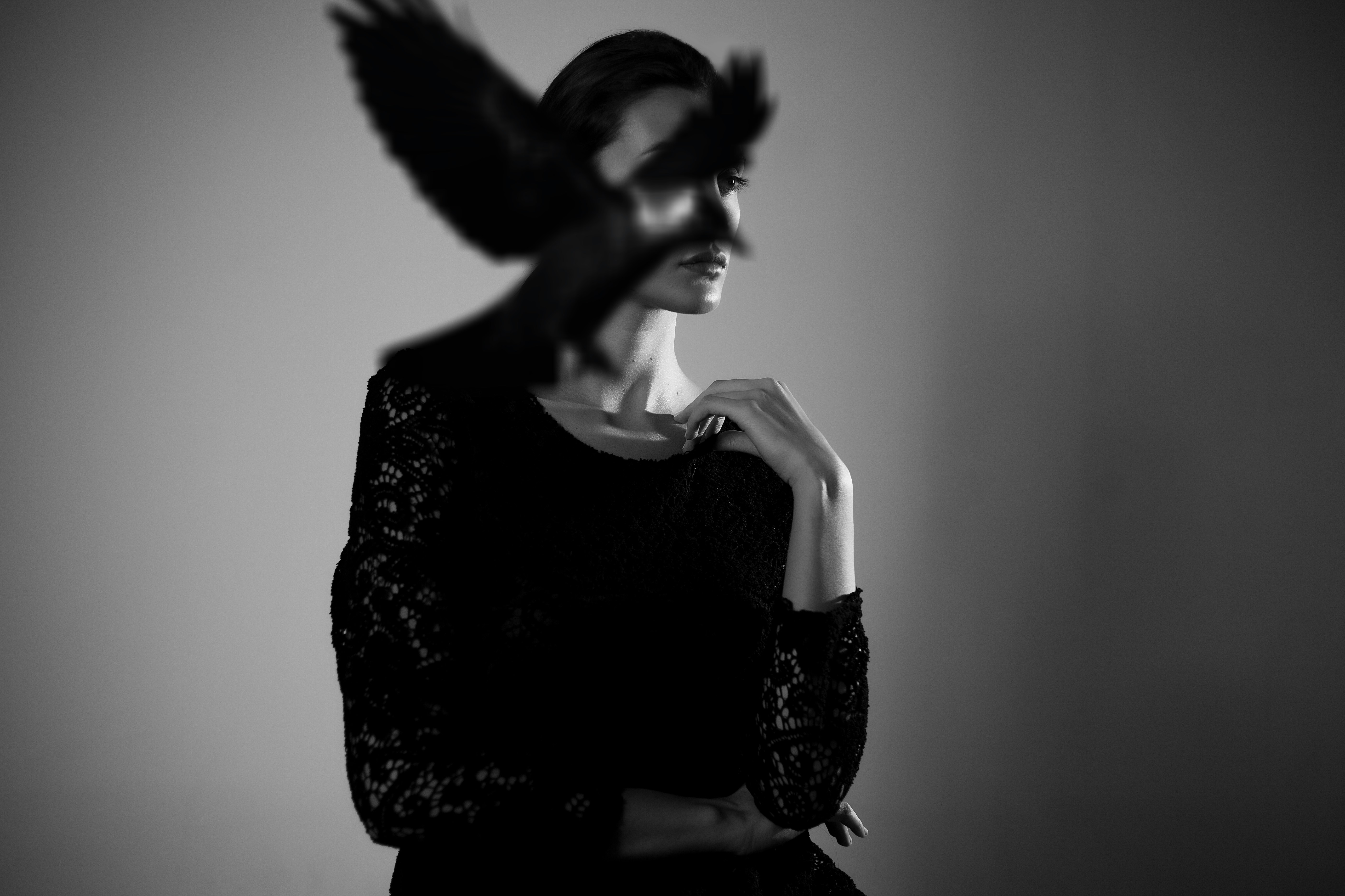 A woman with her hand on her face photo – Free Jalan wijaya timur raya ...