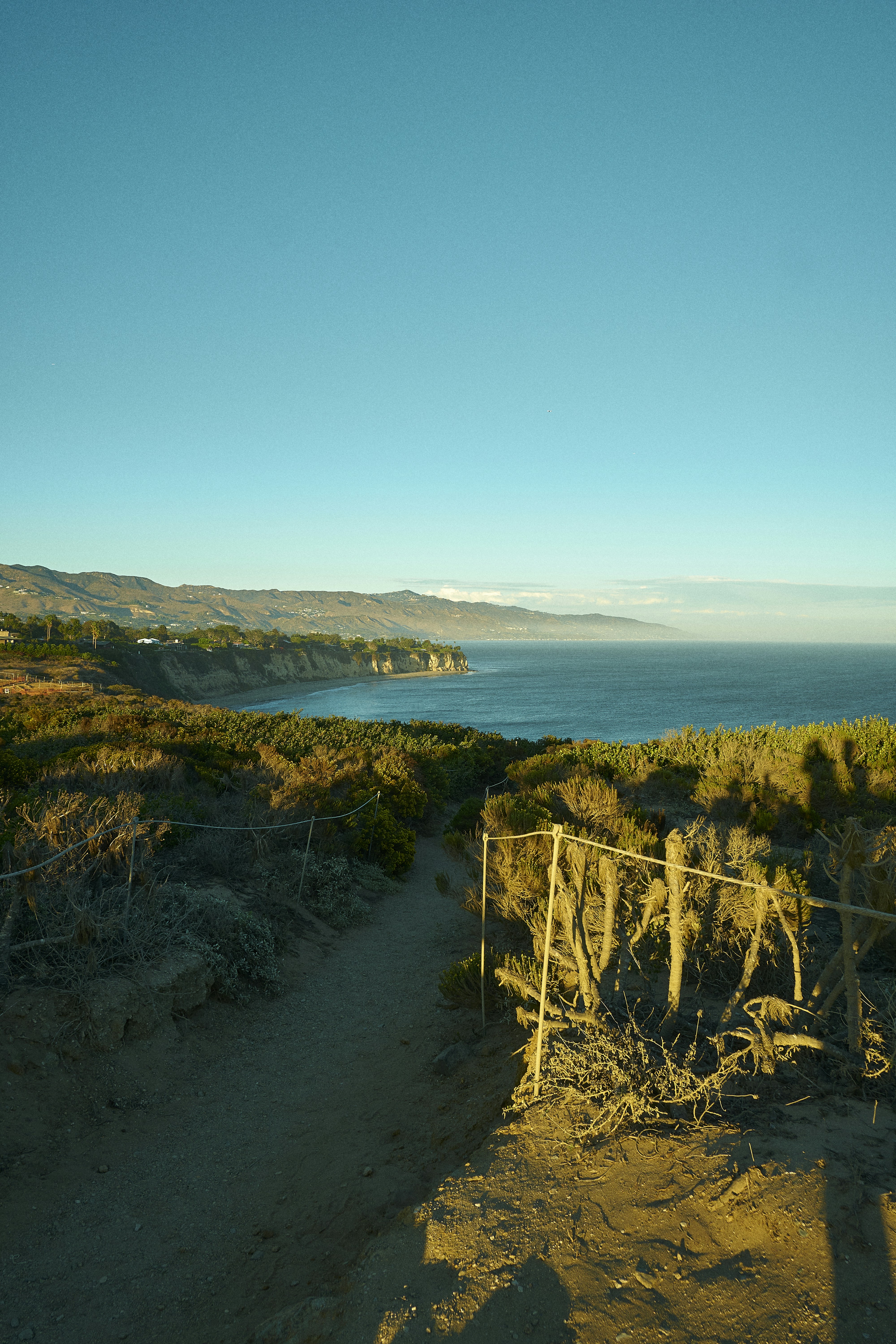 Trail to the Sea: Dunes, Fences, and Golden Hour Light
