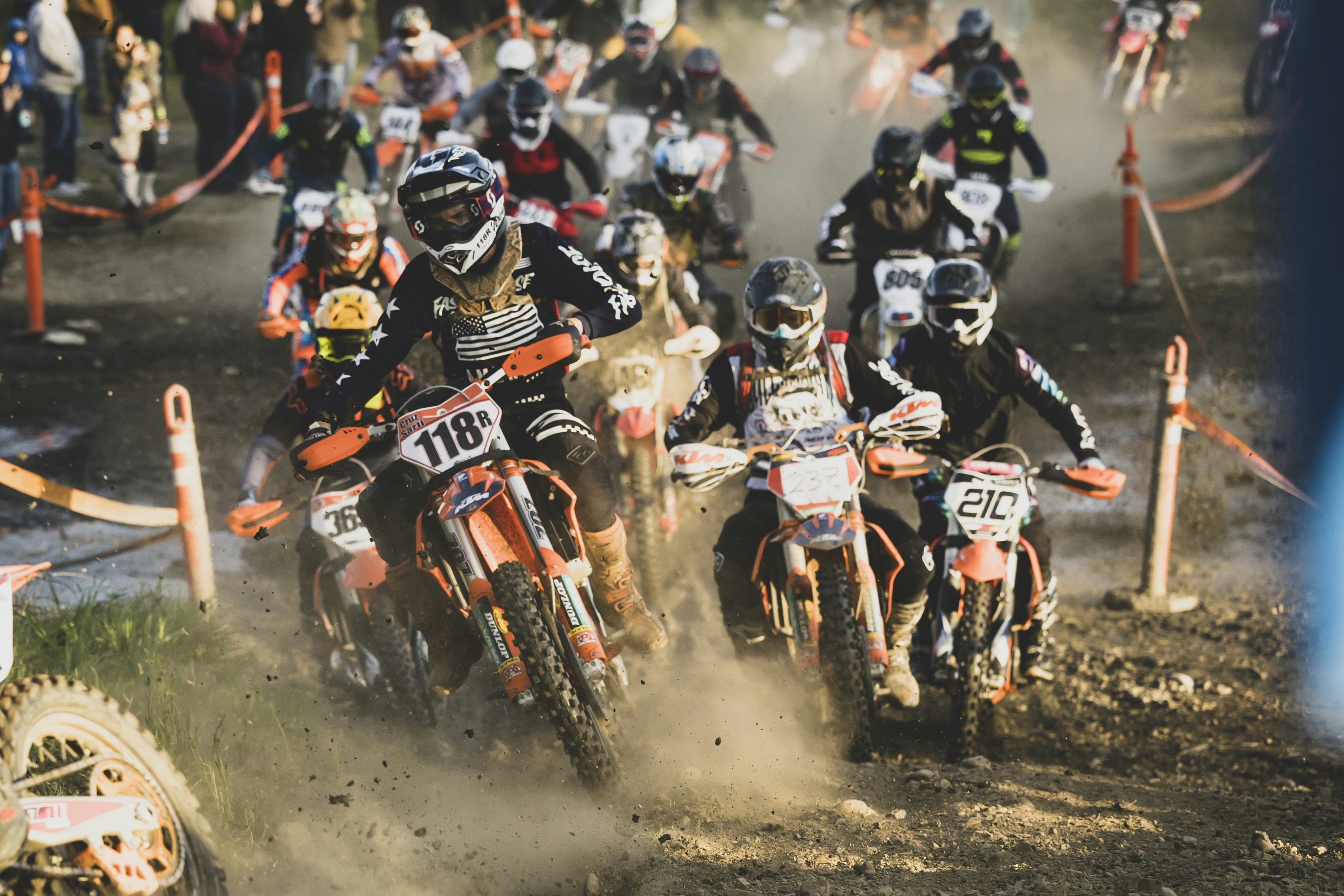A group of people riding dirt bikes photo – Free Dirt bike Image on ...