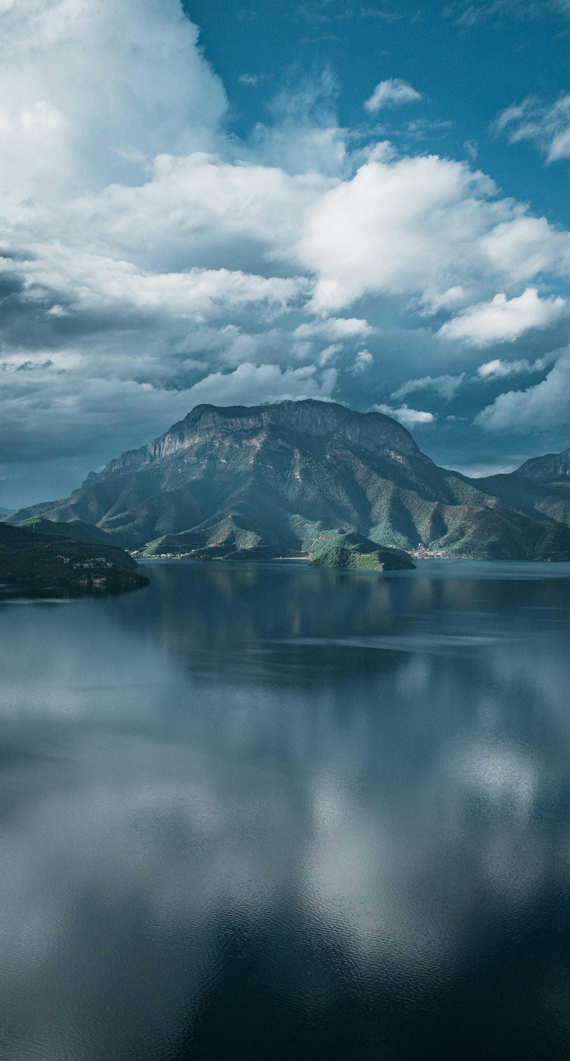 Reflections of Serenity: A Mountain's Embrace