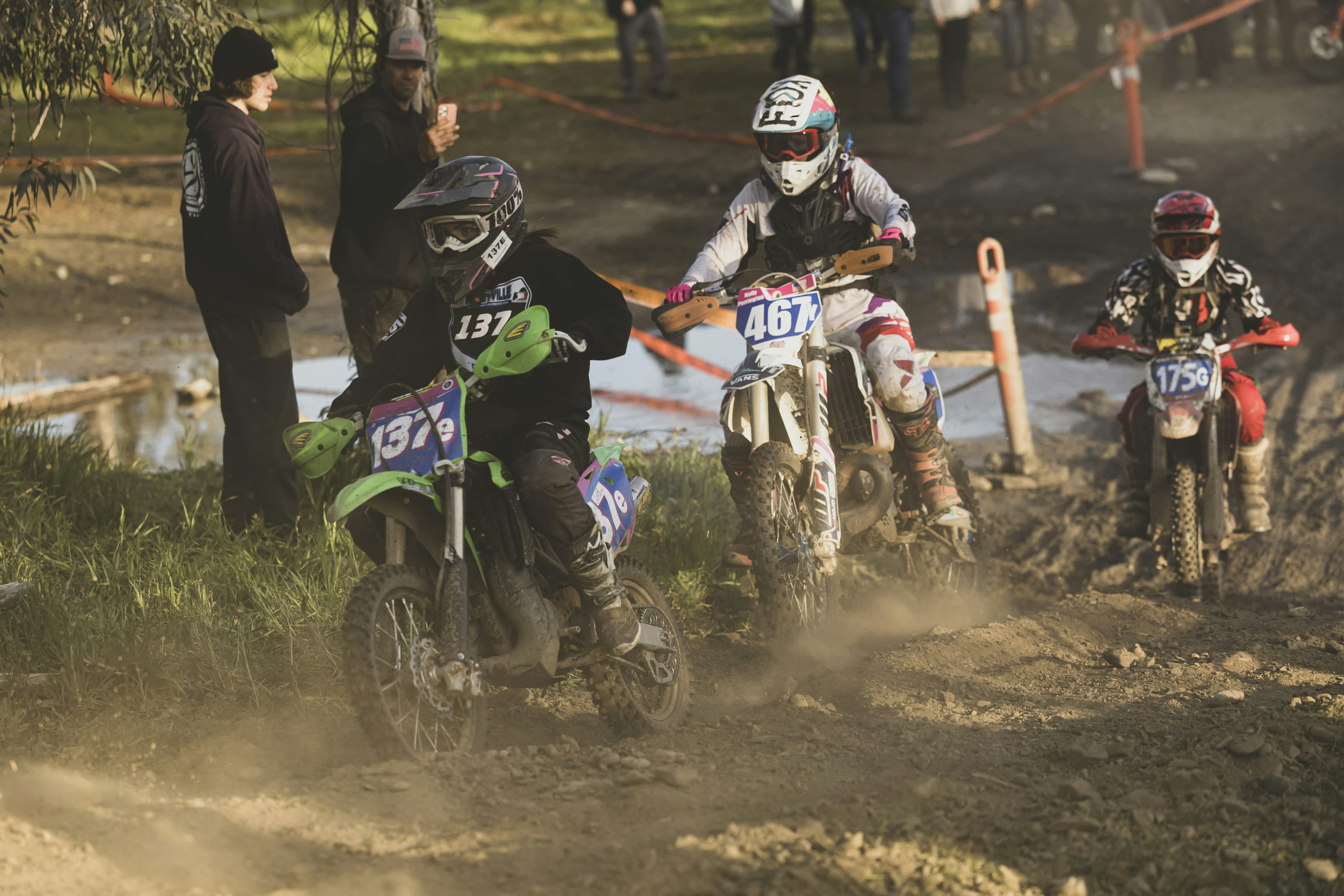A group of people riding dirt bikes photo – Free Dirt bike Image on ...