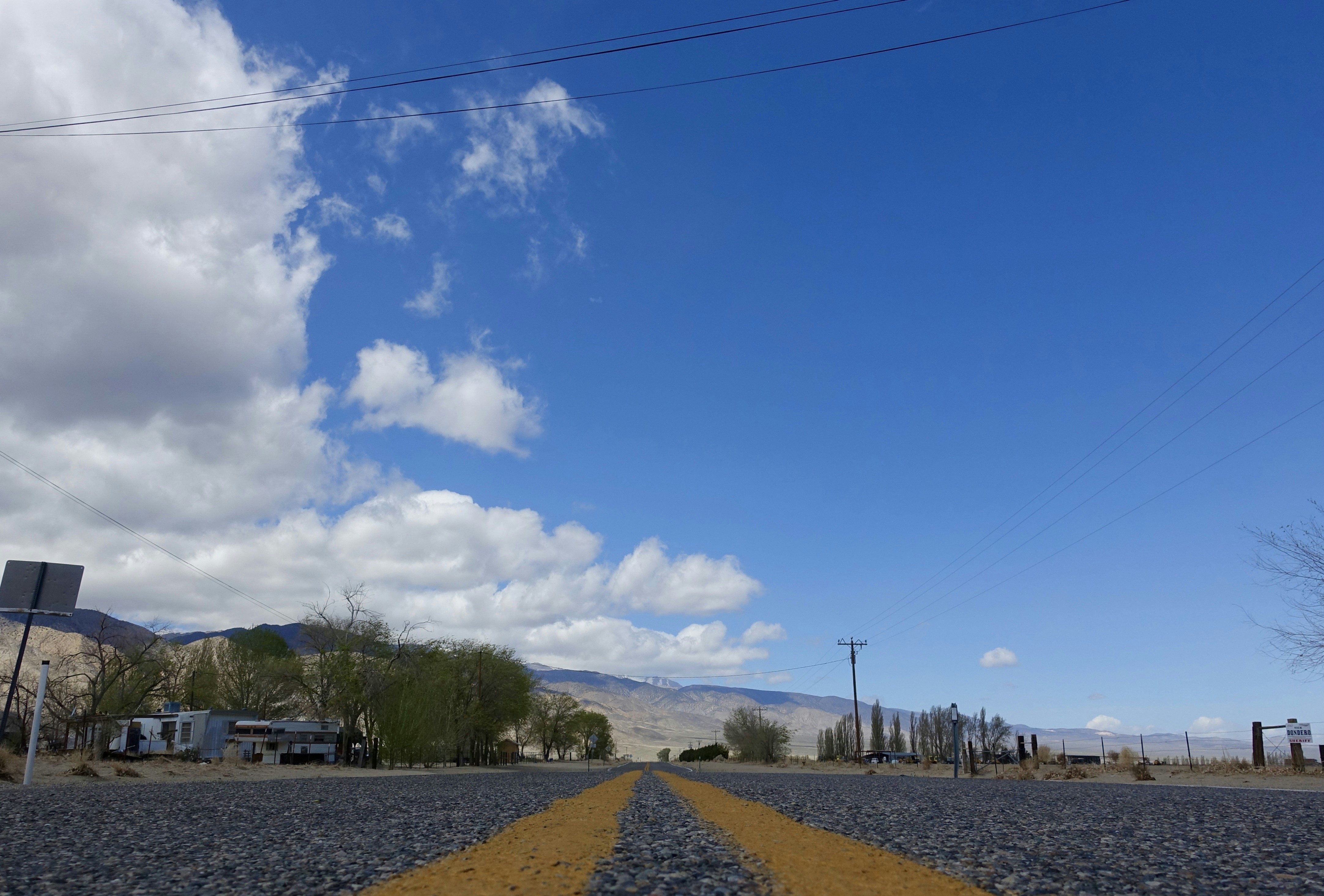 Desert Highway Convergence: A Lone Road Tracing the Horizon