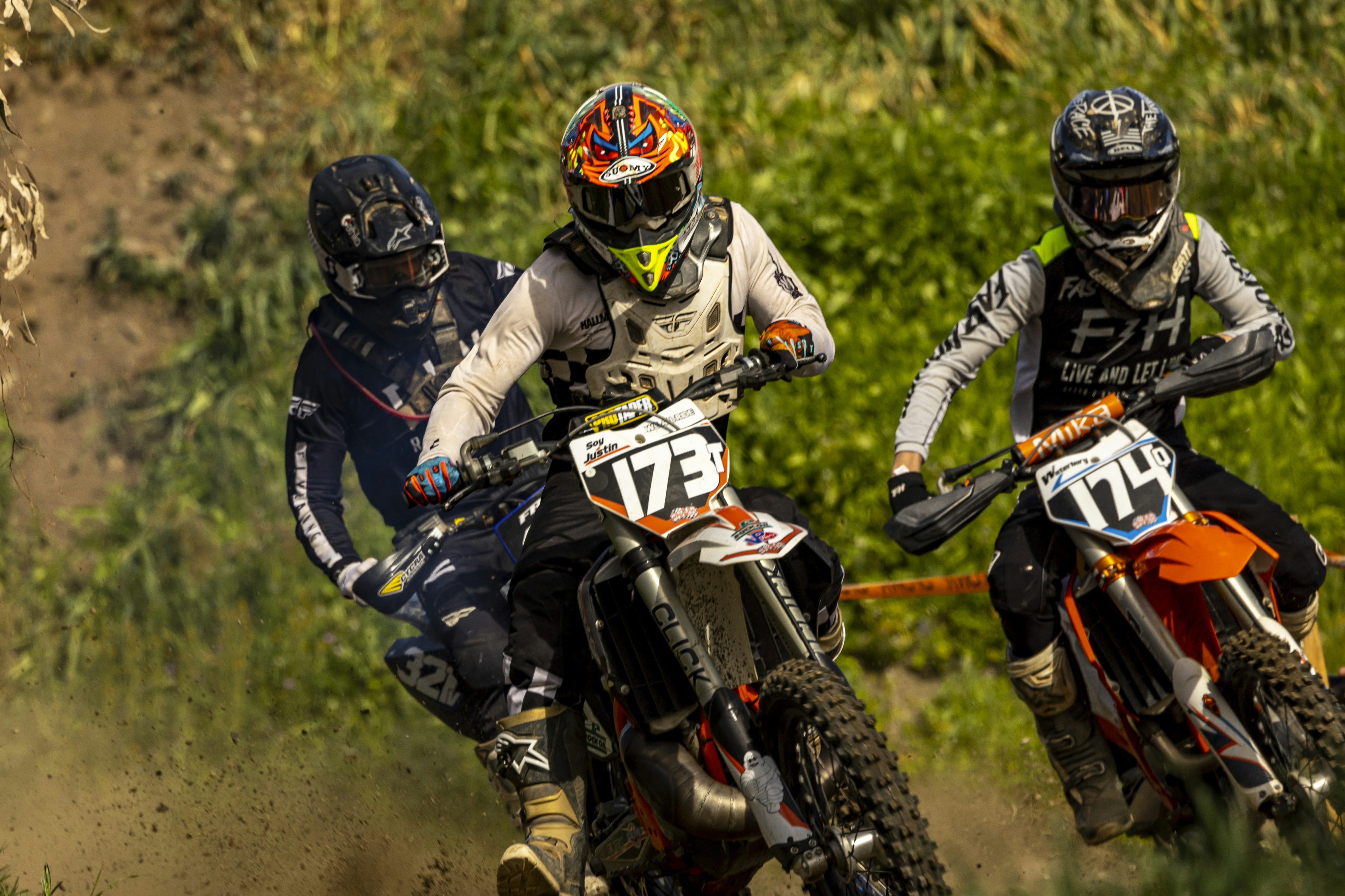 A group of people riding dirt bikes photo – Free Motorcycle Image on ...