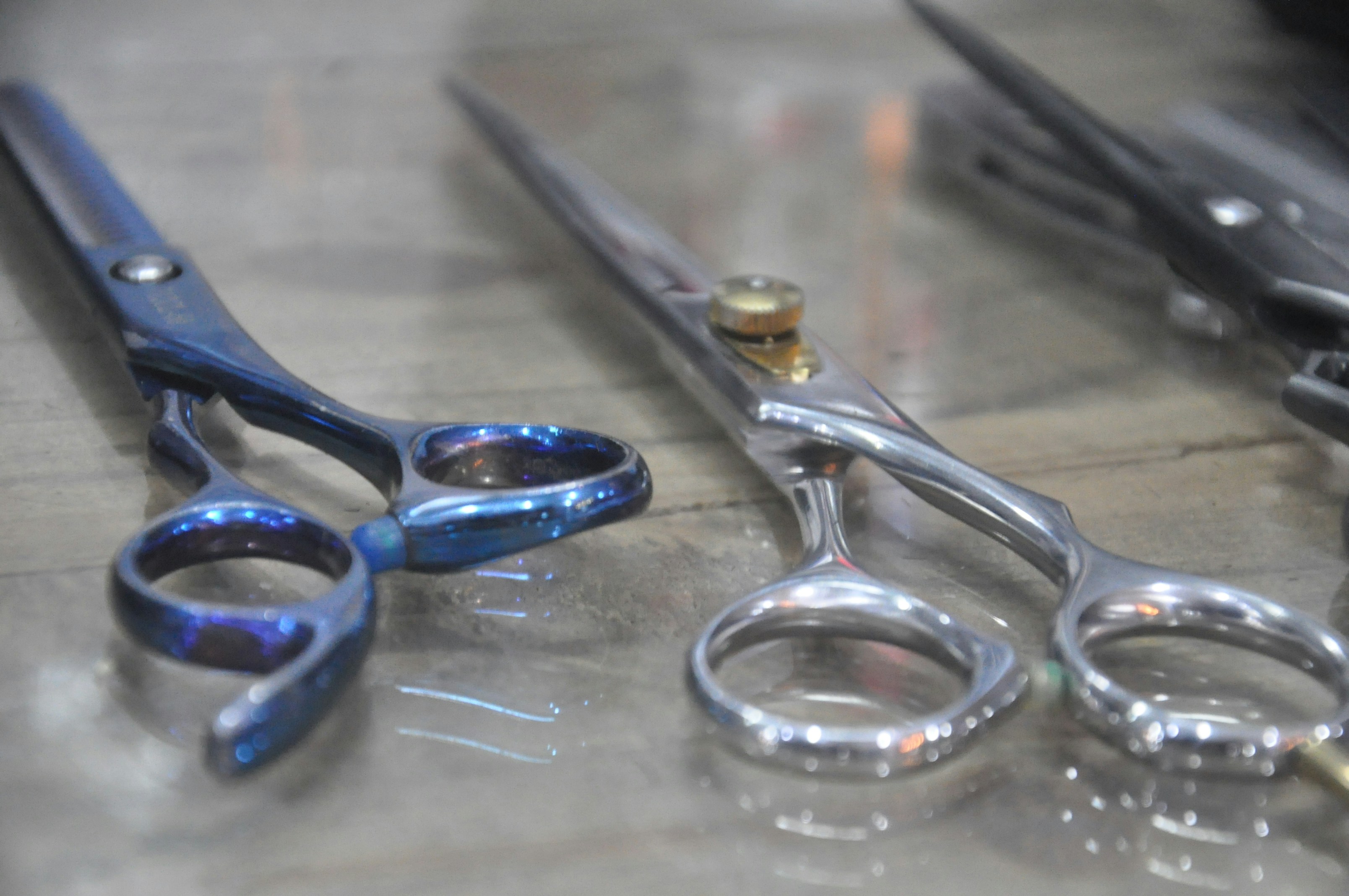 A pair of scissors and a pair of scissors on a table photo – Free São ...