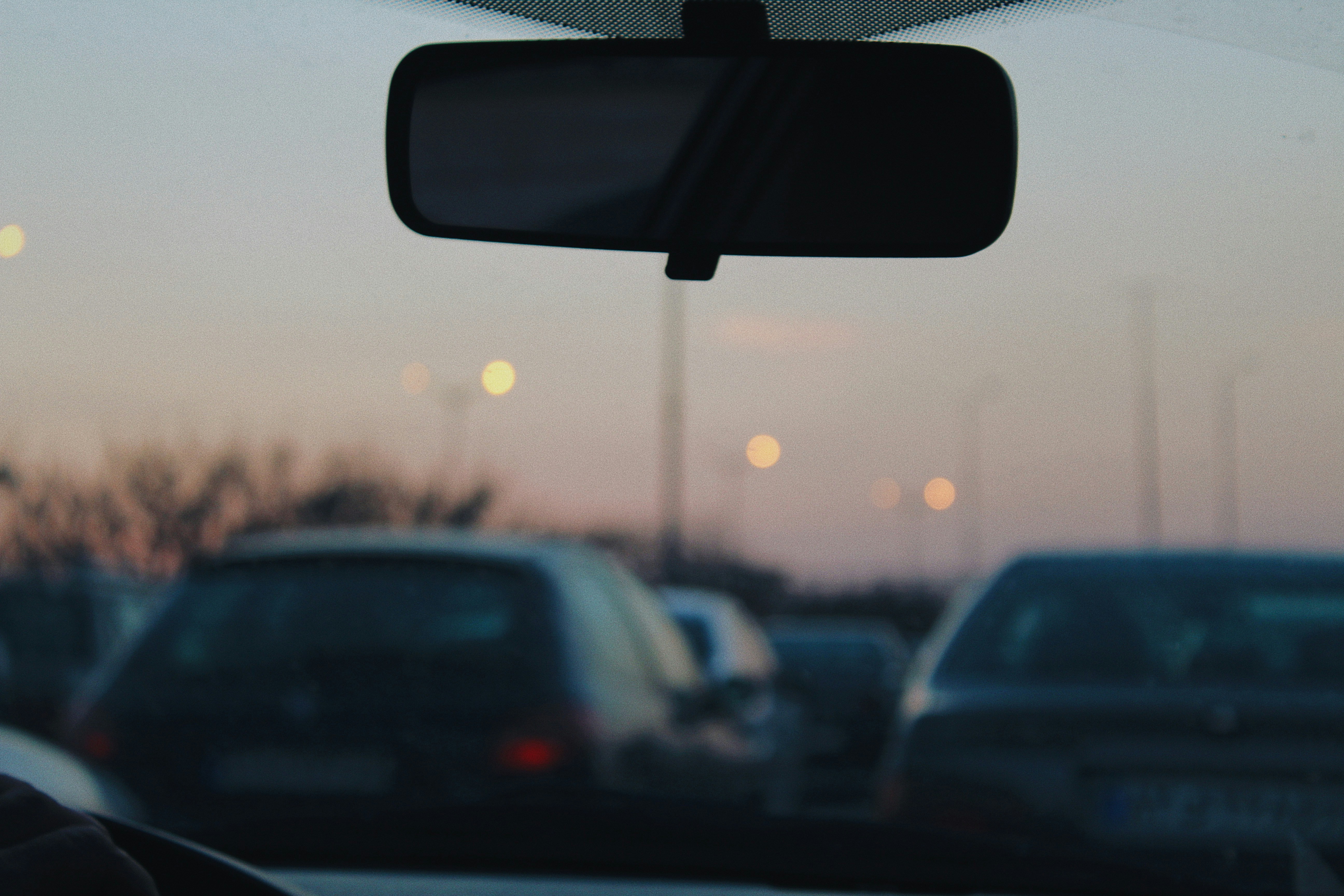 A view of a street through a car windshield photo – Free Tehran Image ...