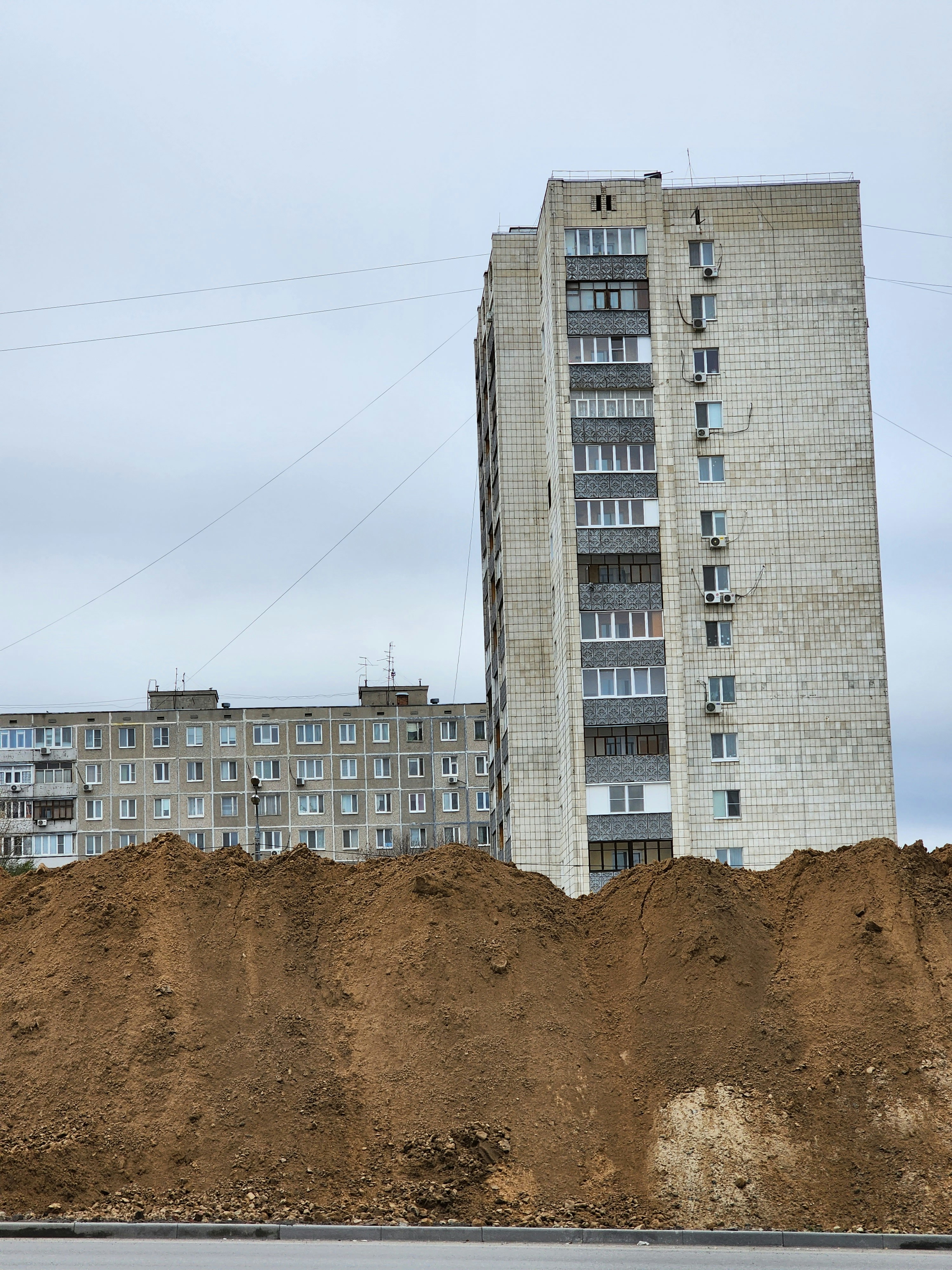 a building on a hill