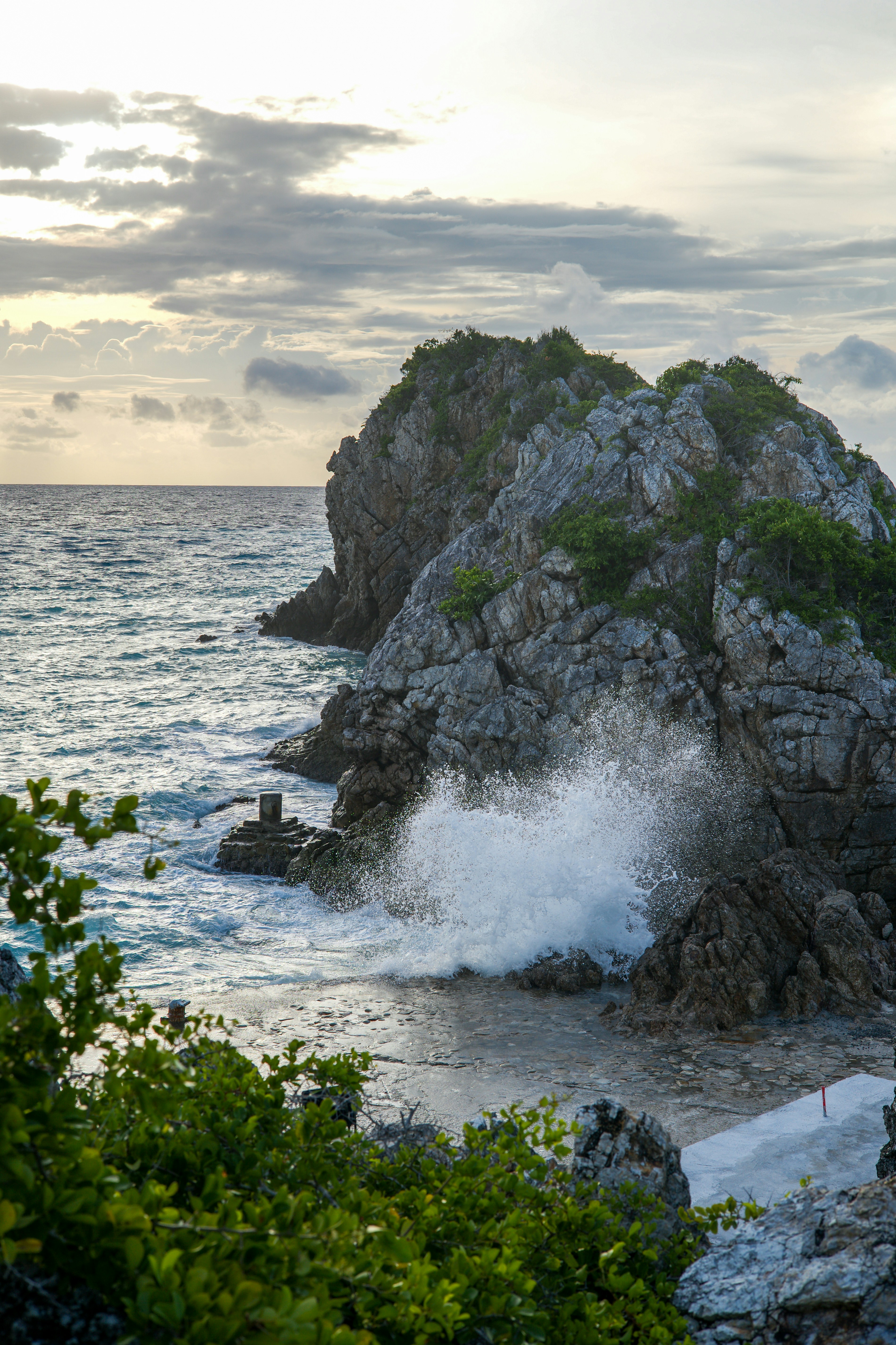 Granite Sentinel at the Edge of the Sea