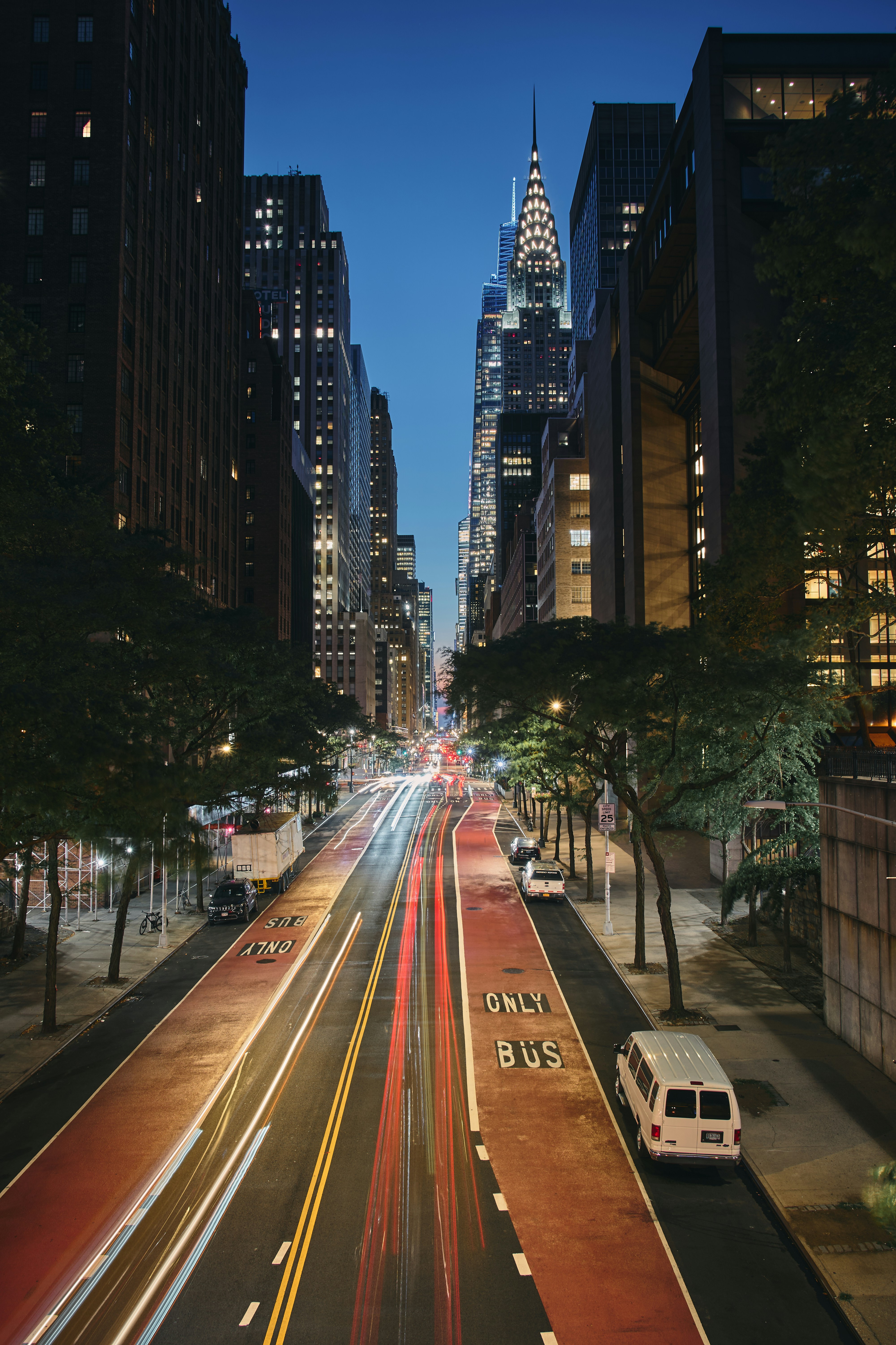 Chasing Neon Through a Quiet Canyon of Midtown Night