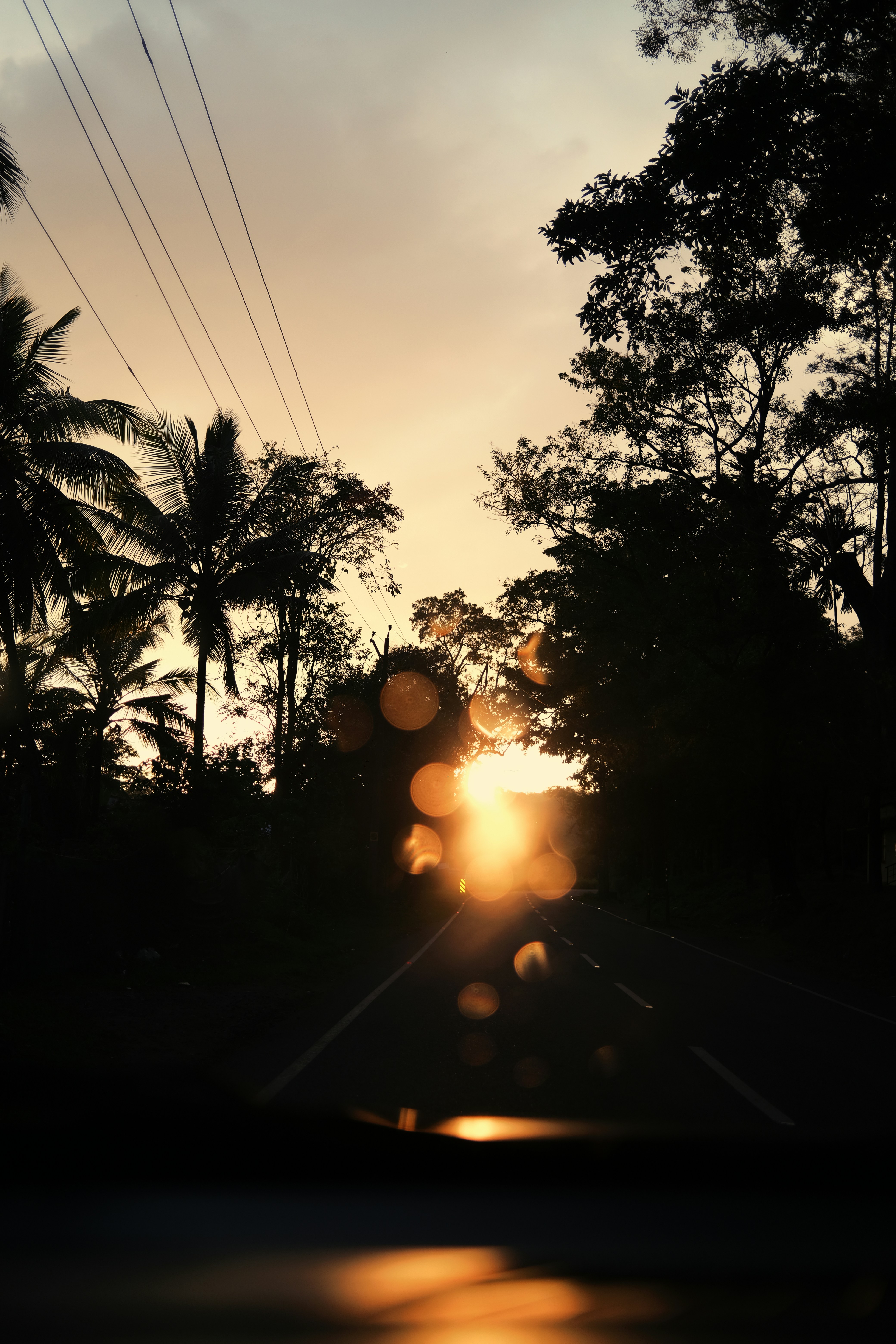 Beautiful Orange Sunset bokeh