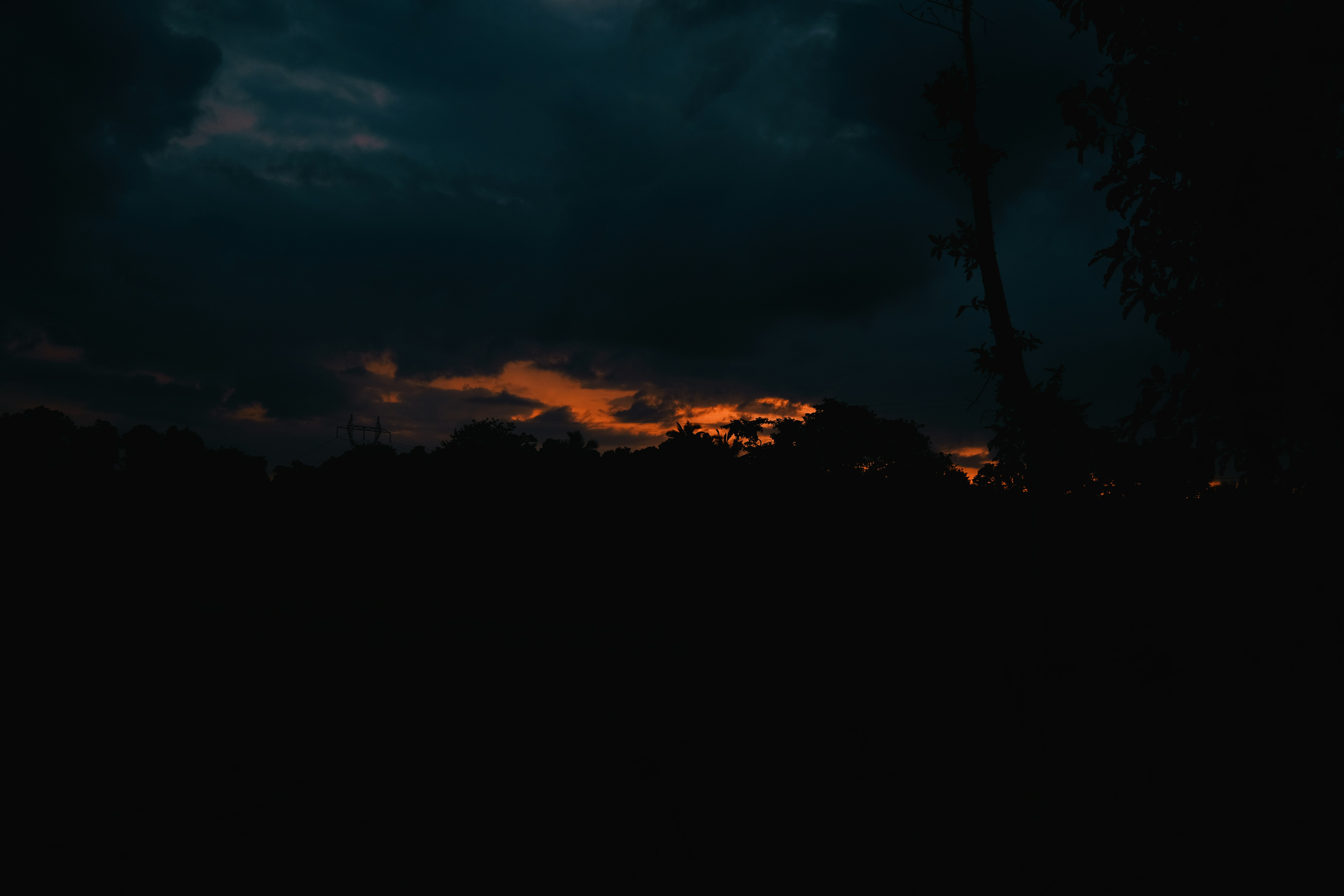 A sunset over a forest photo – Free X100v Image on Unsplash