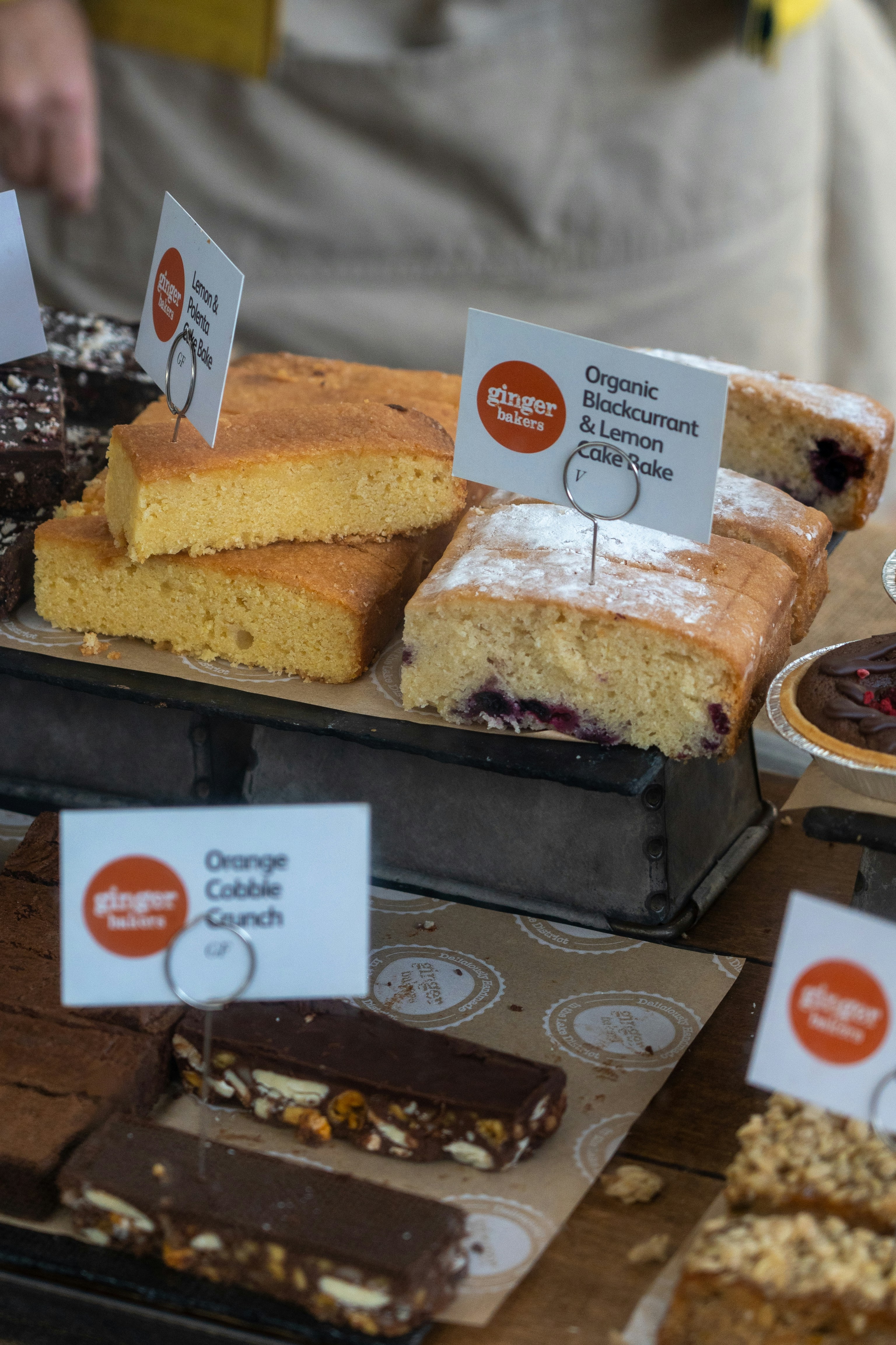 Vanilla Sponge Parade Under Bakery Signage