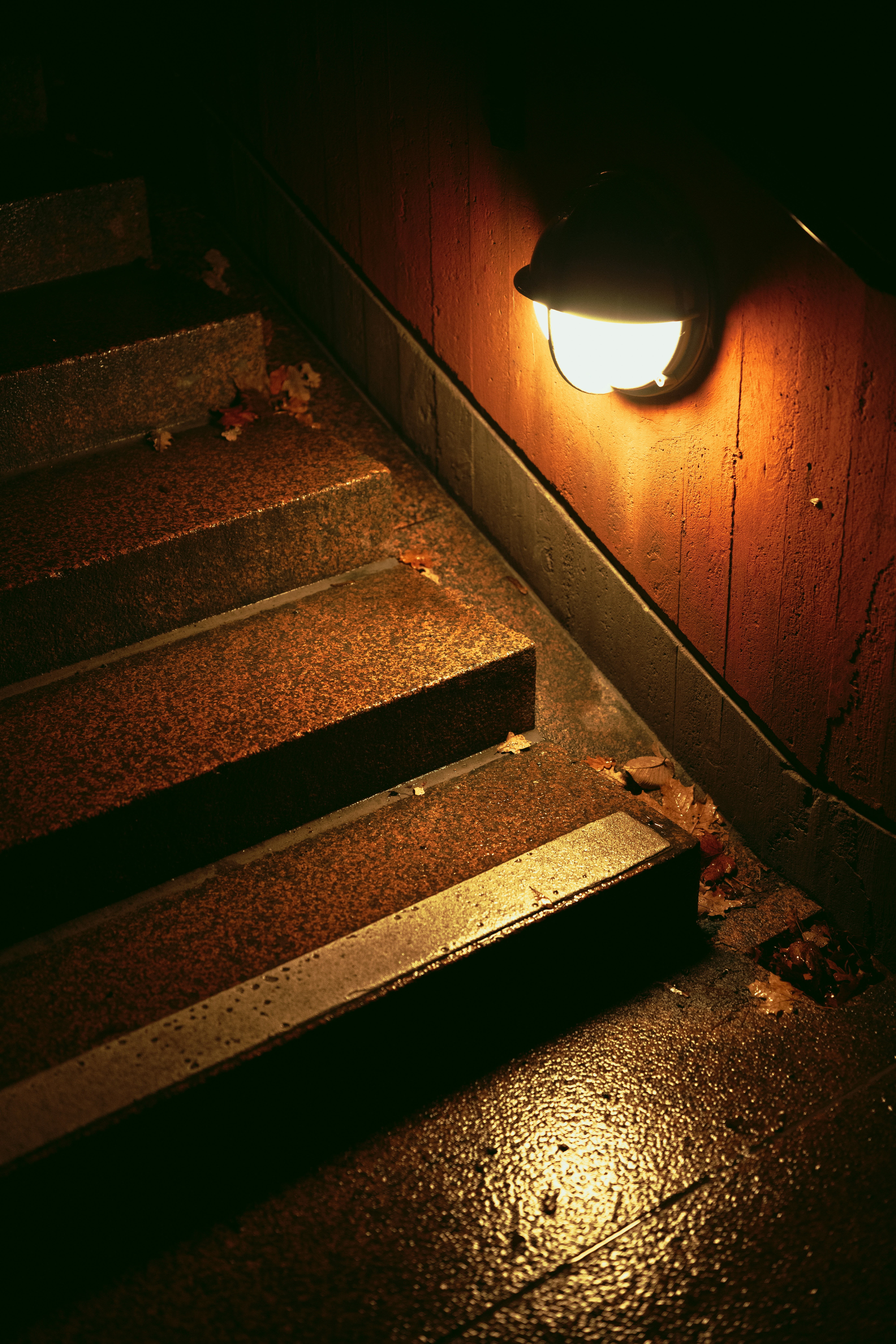 The stairs up to my apartment complex