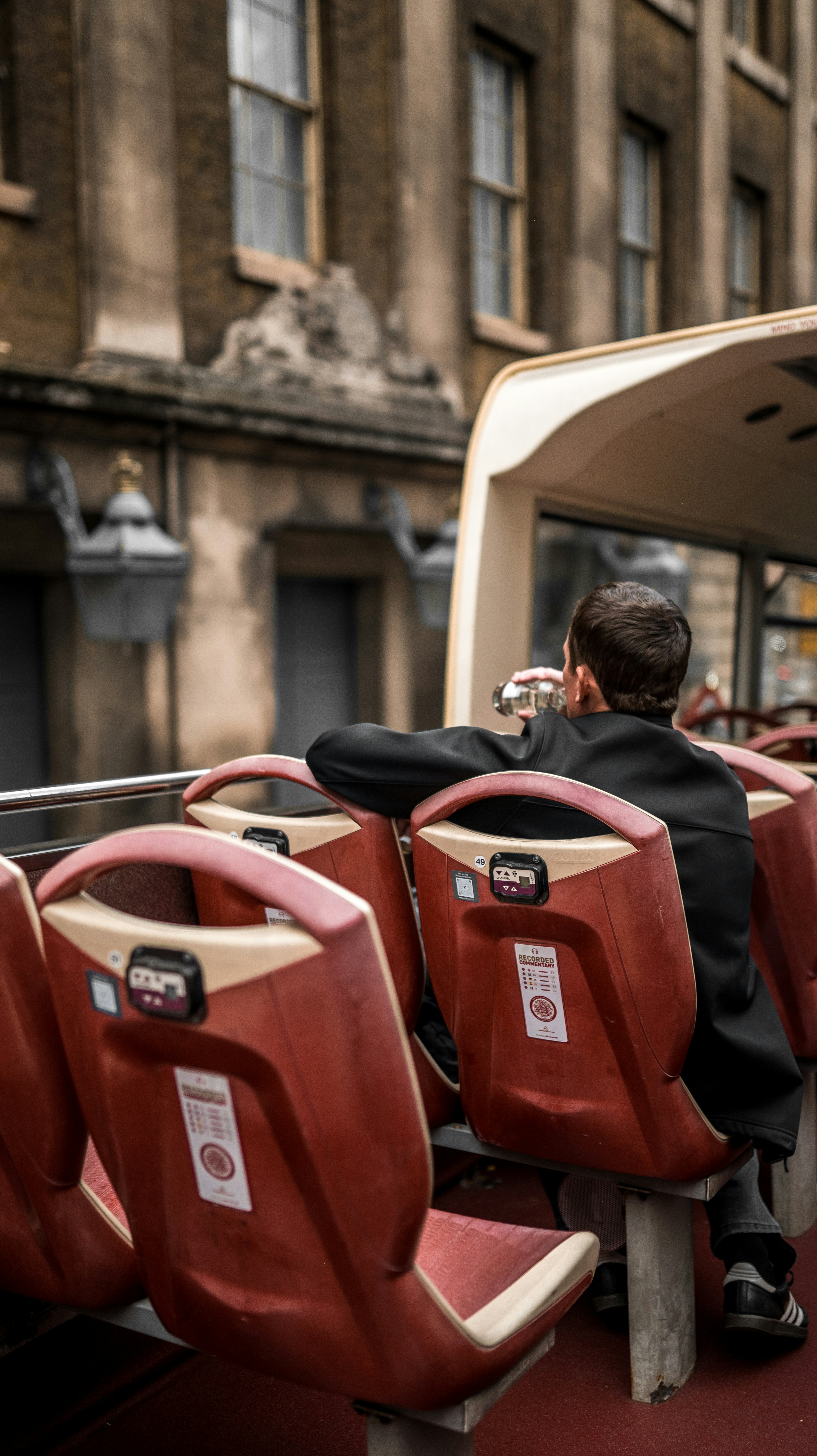 Front-Row Moment on the Open-Top City Tour