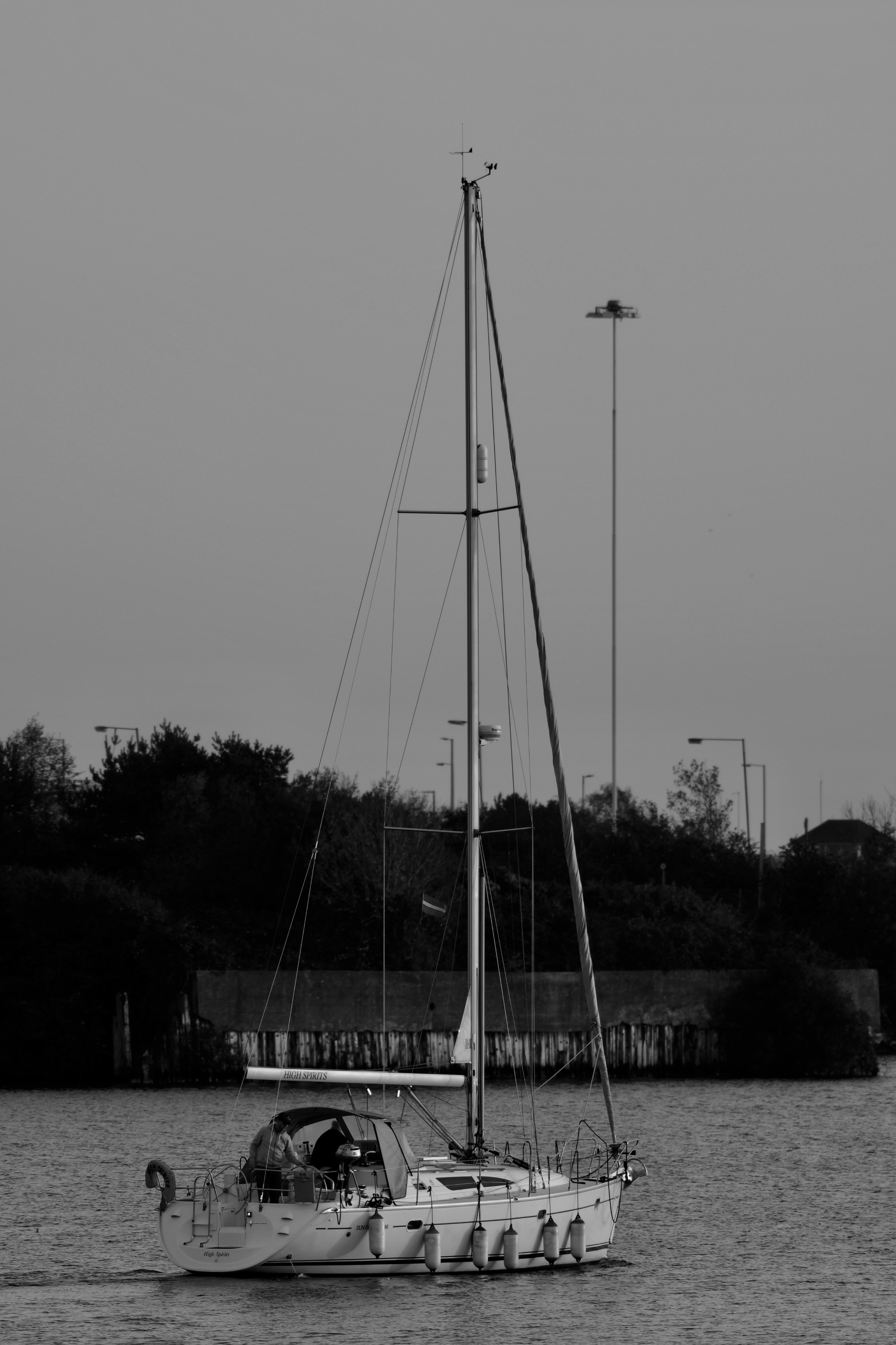 a boat on the water