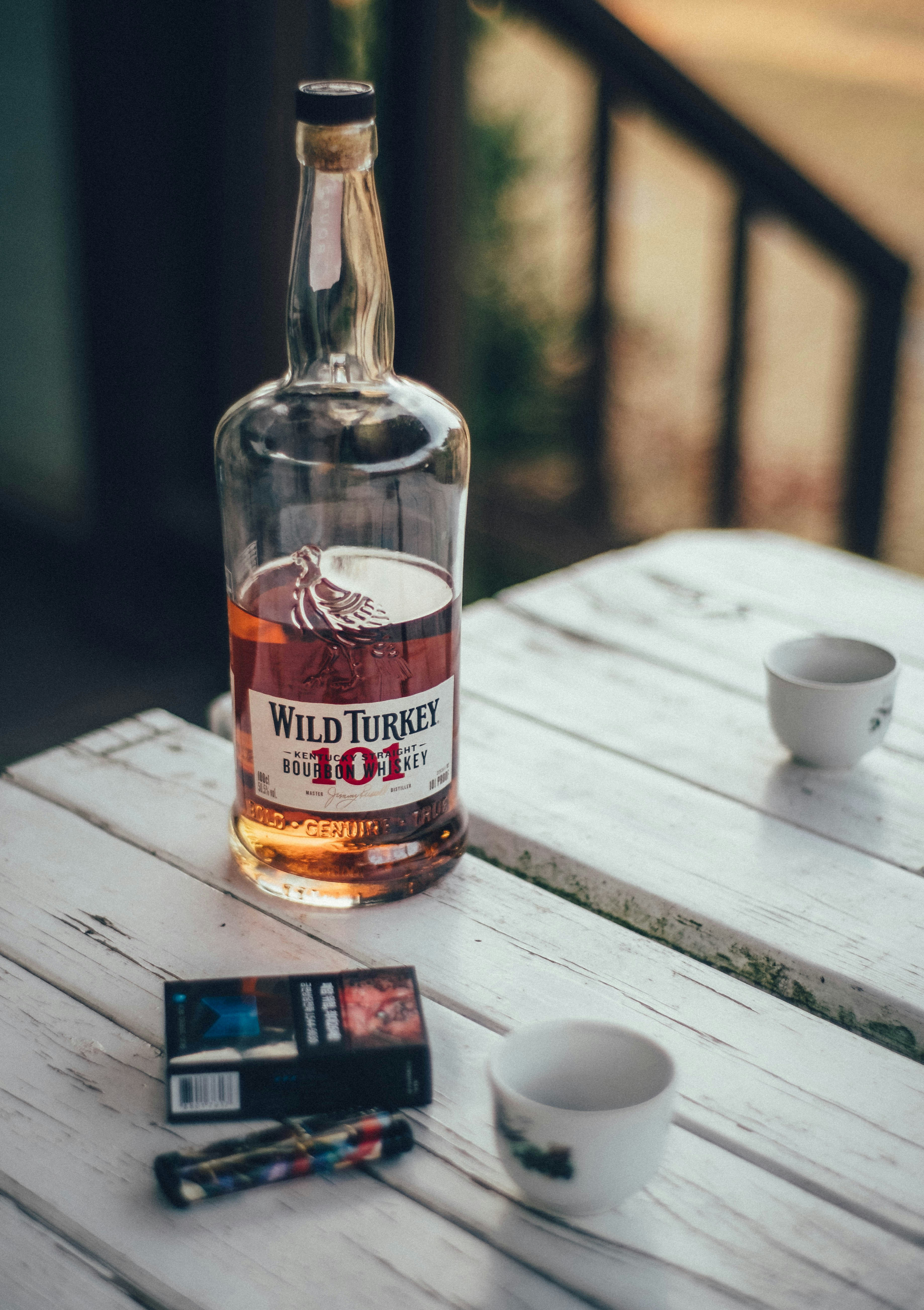 Whiskey on the Weathered Table