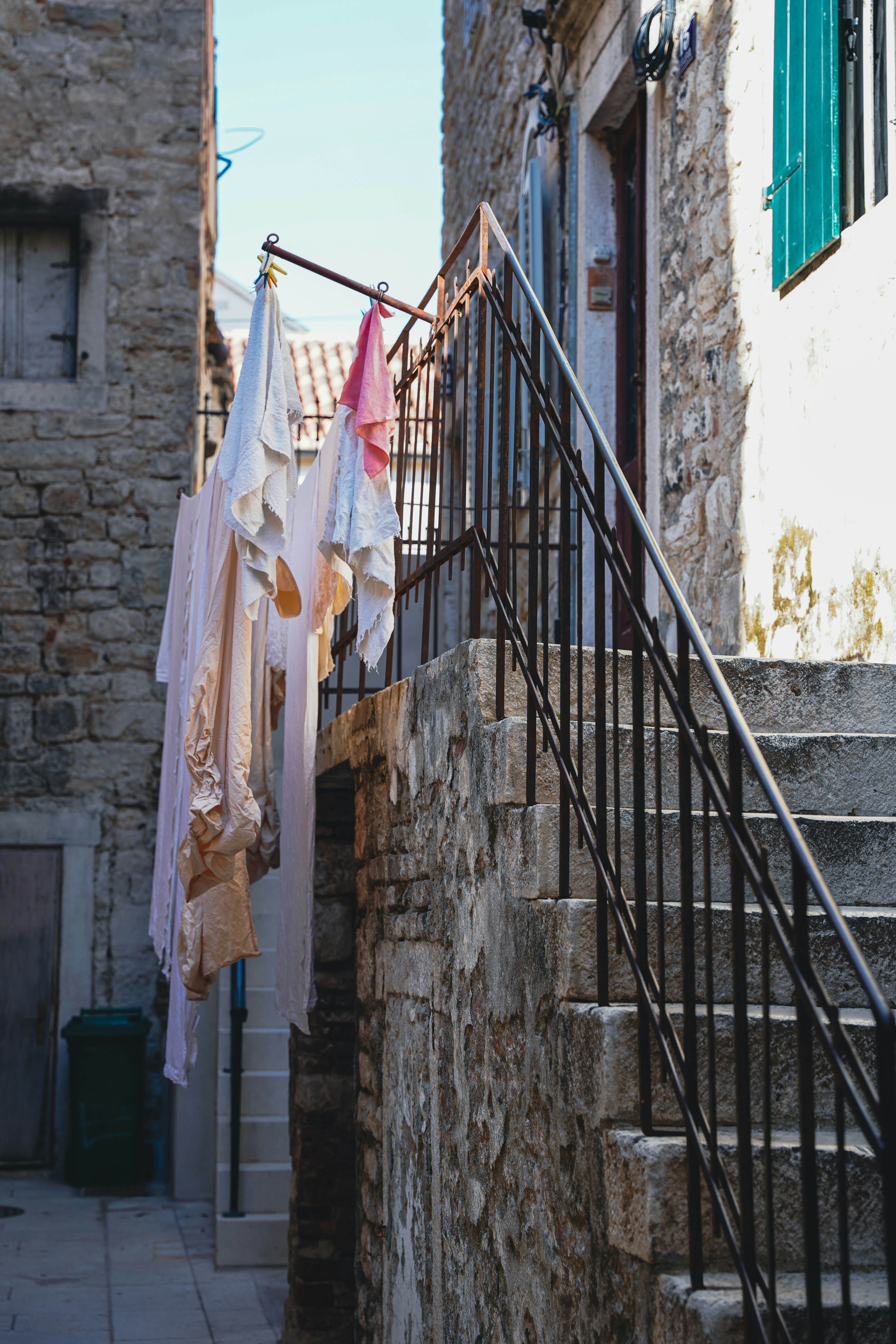 Whispers of the Past: Laundry Day in the Stone Alley