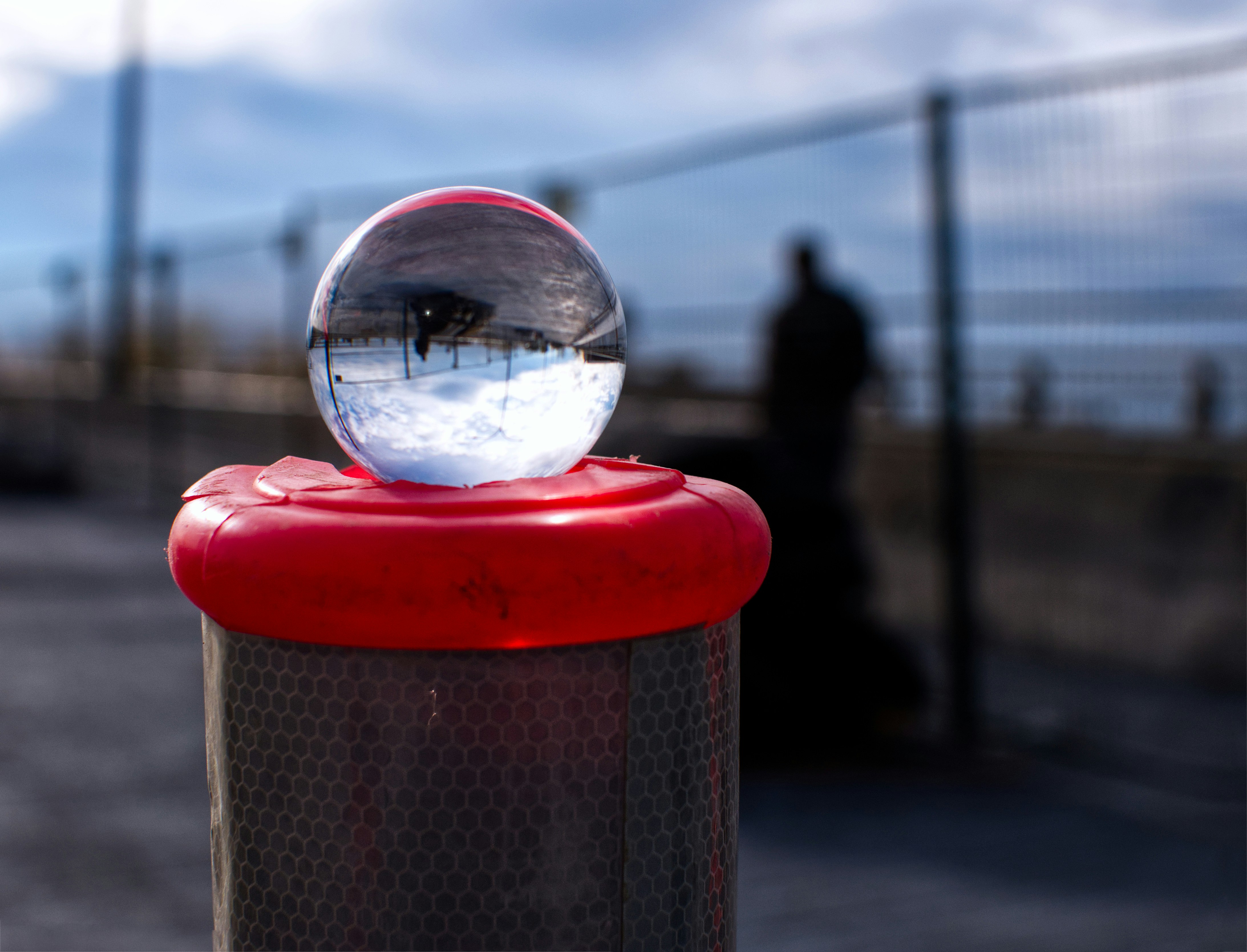 An interesting perspective taking a photo through a lensball.Yaron Cohen