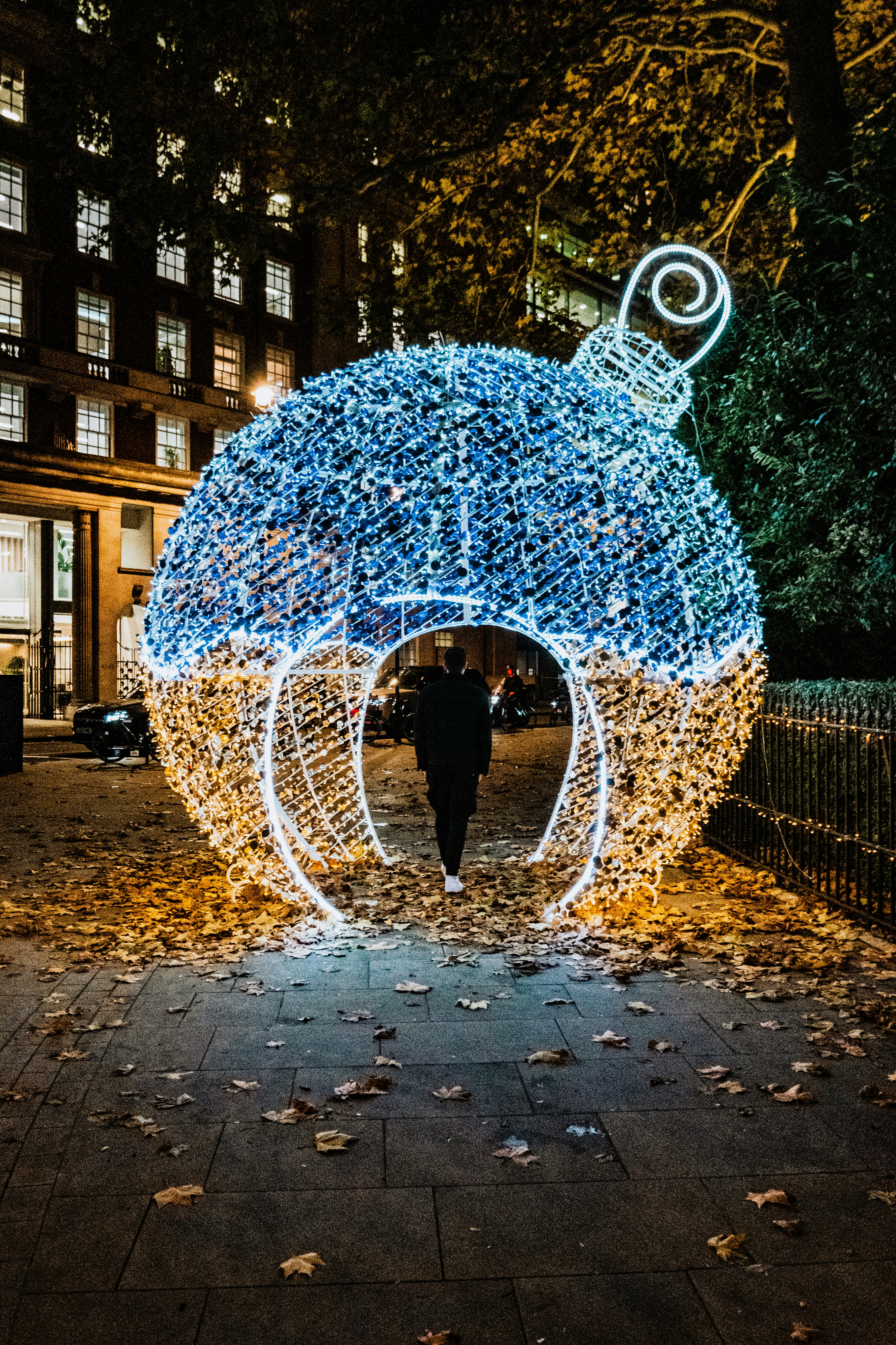 Glowing Ornament Passage: A Night Walk Through the Alphabet of Lights