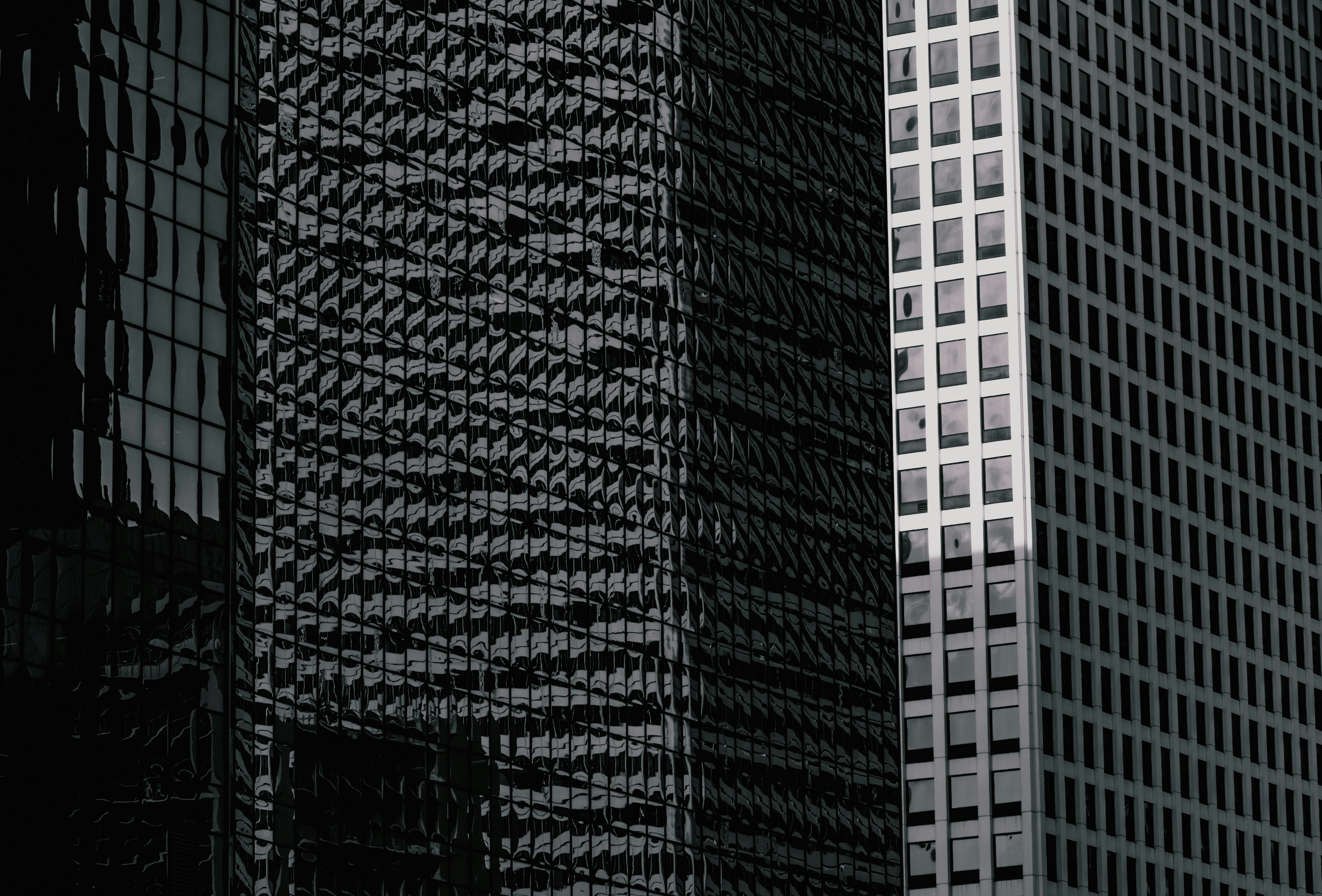 A view looking up at tall buildings photo – Free City Image on Unsplash