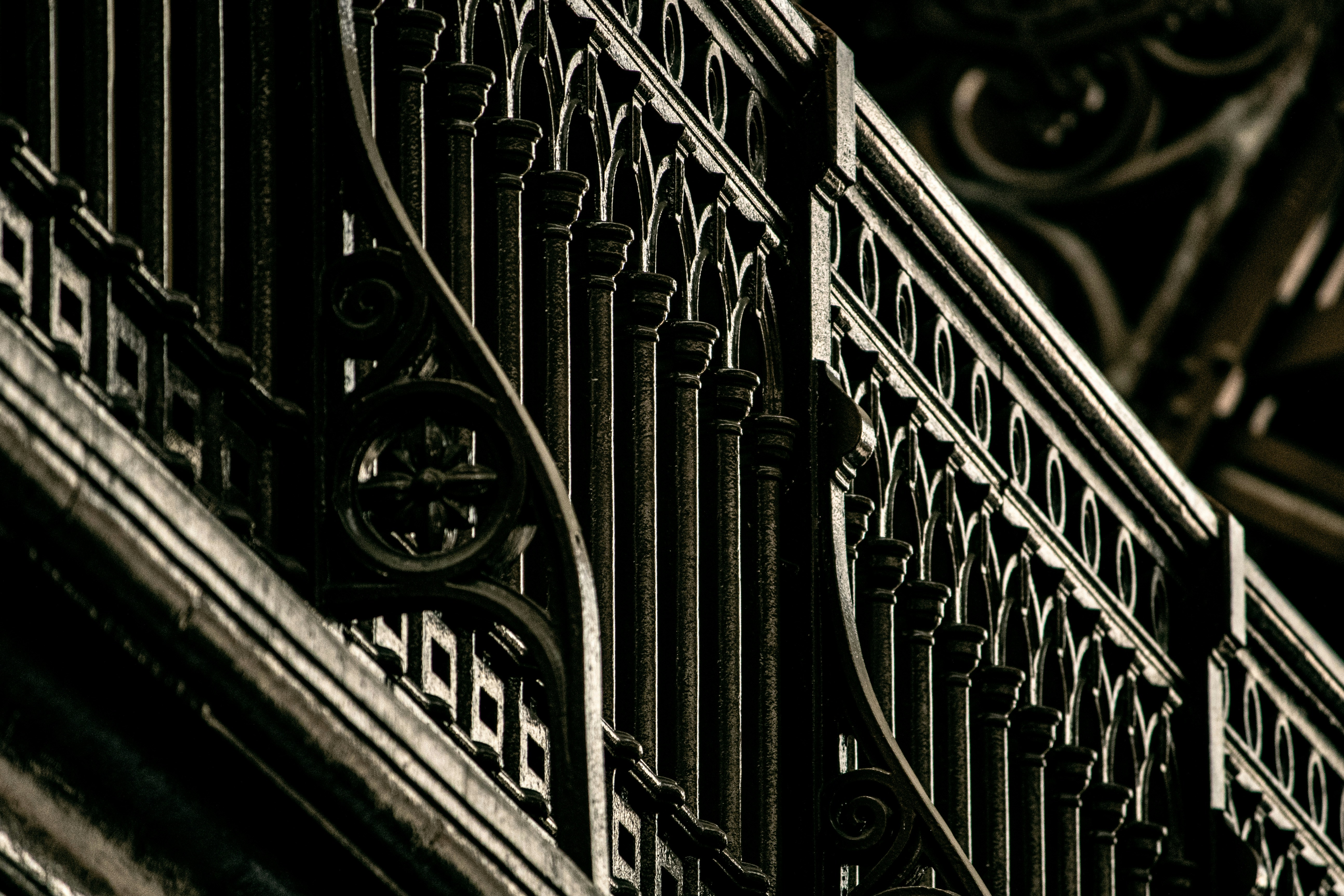 a black and white photo of a large building with a clock