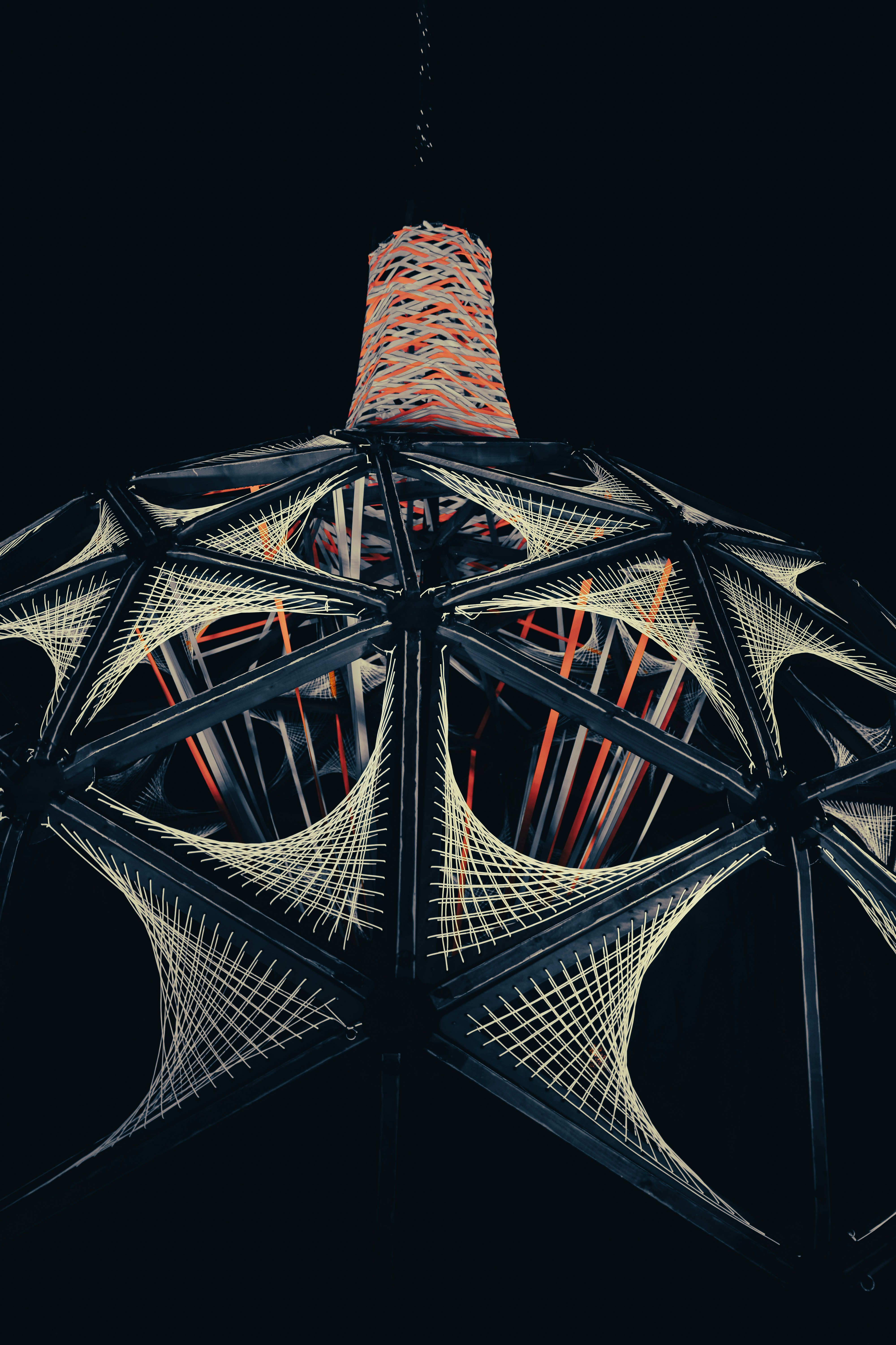 Lattice Lantern: Night Beacon of Interwoven Steel
