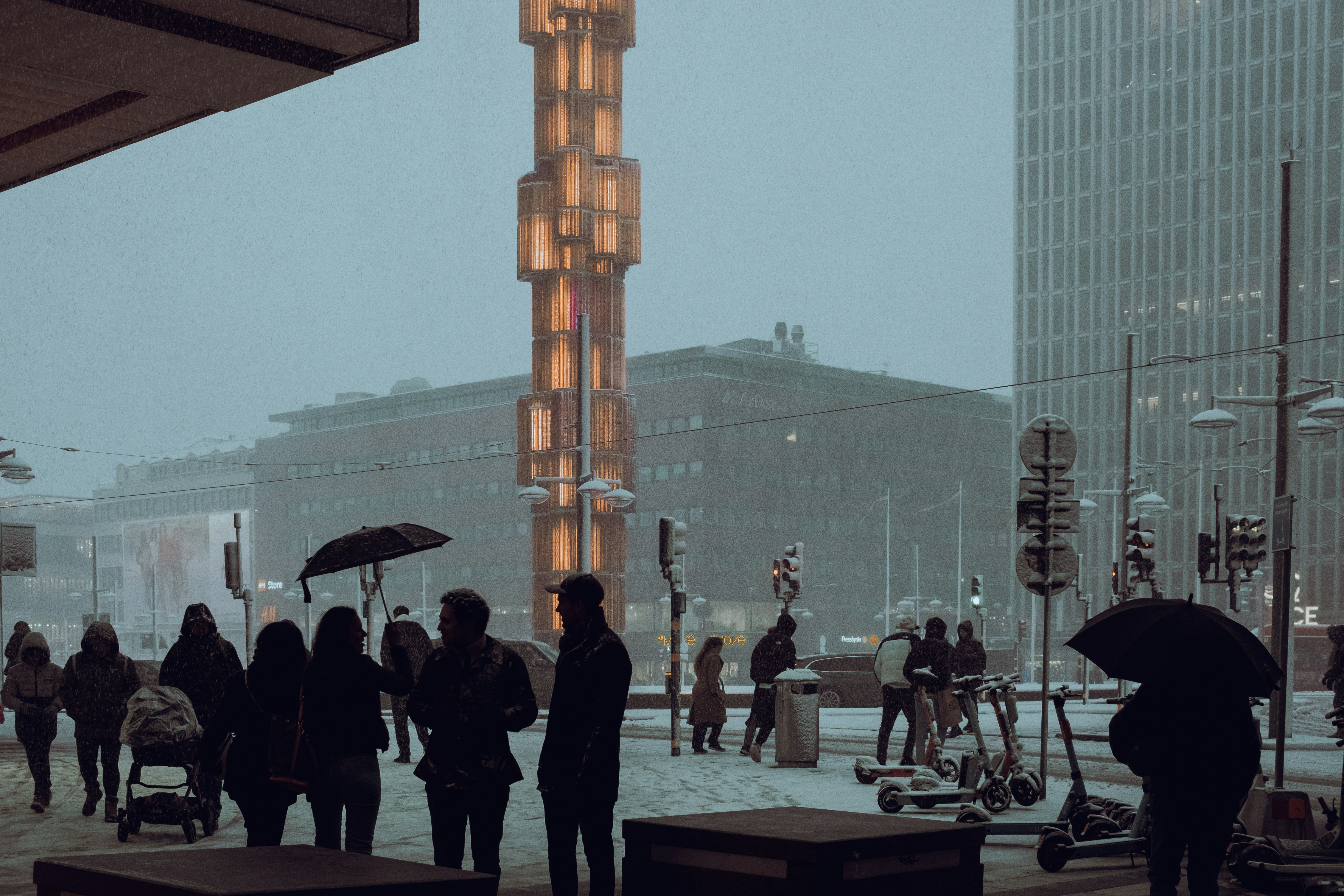 Stockholms streets in november