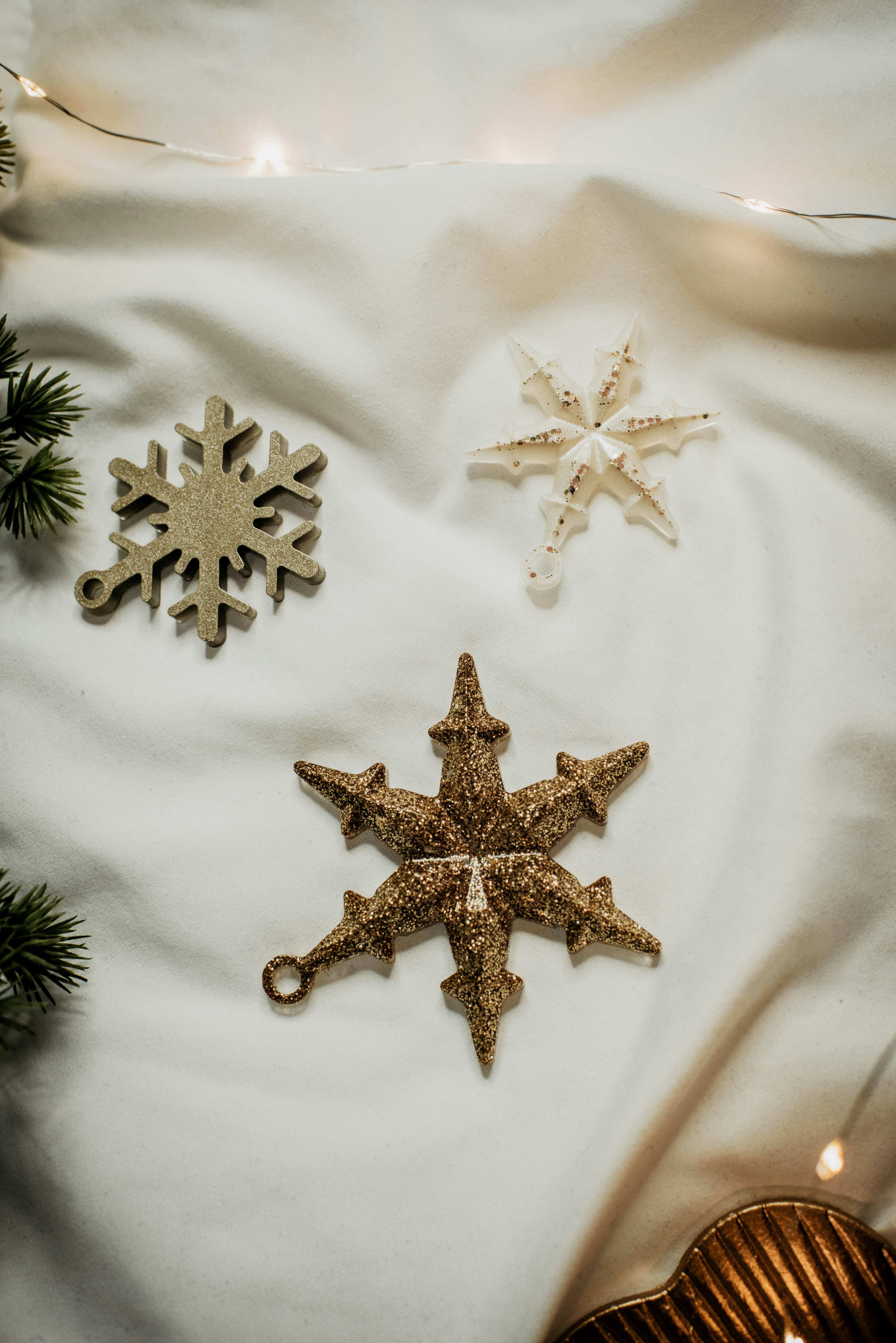 A group of gold star shaped objects photo – Free Home decor Image on ...