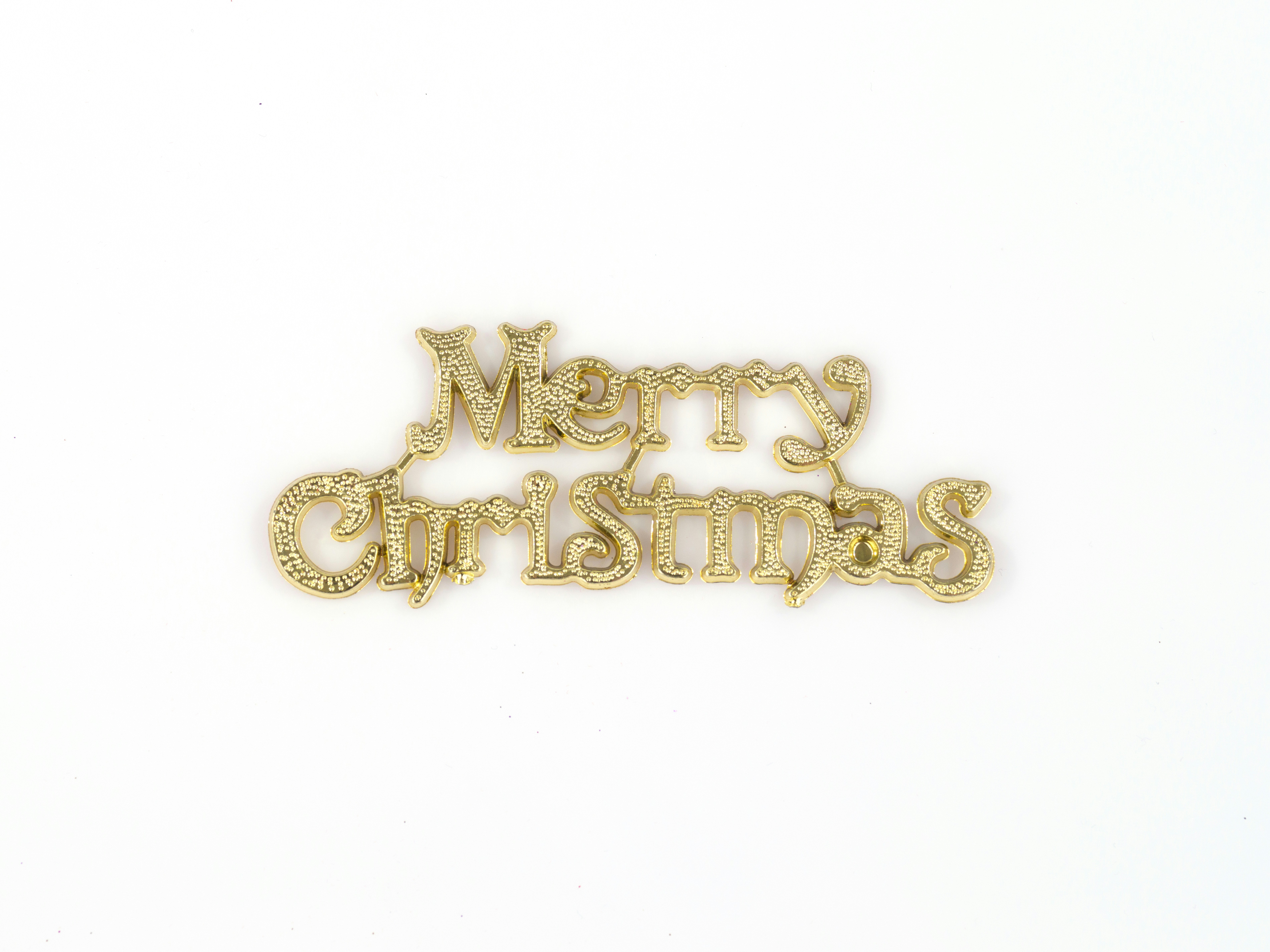 Christmas decorations on white background