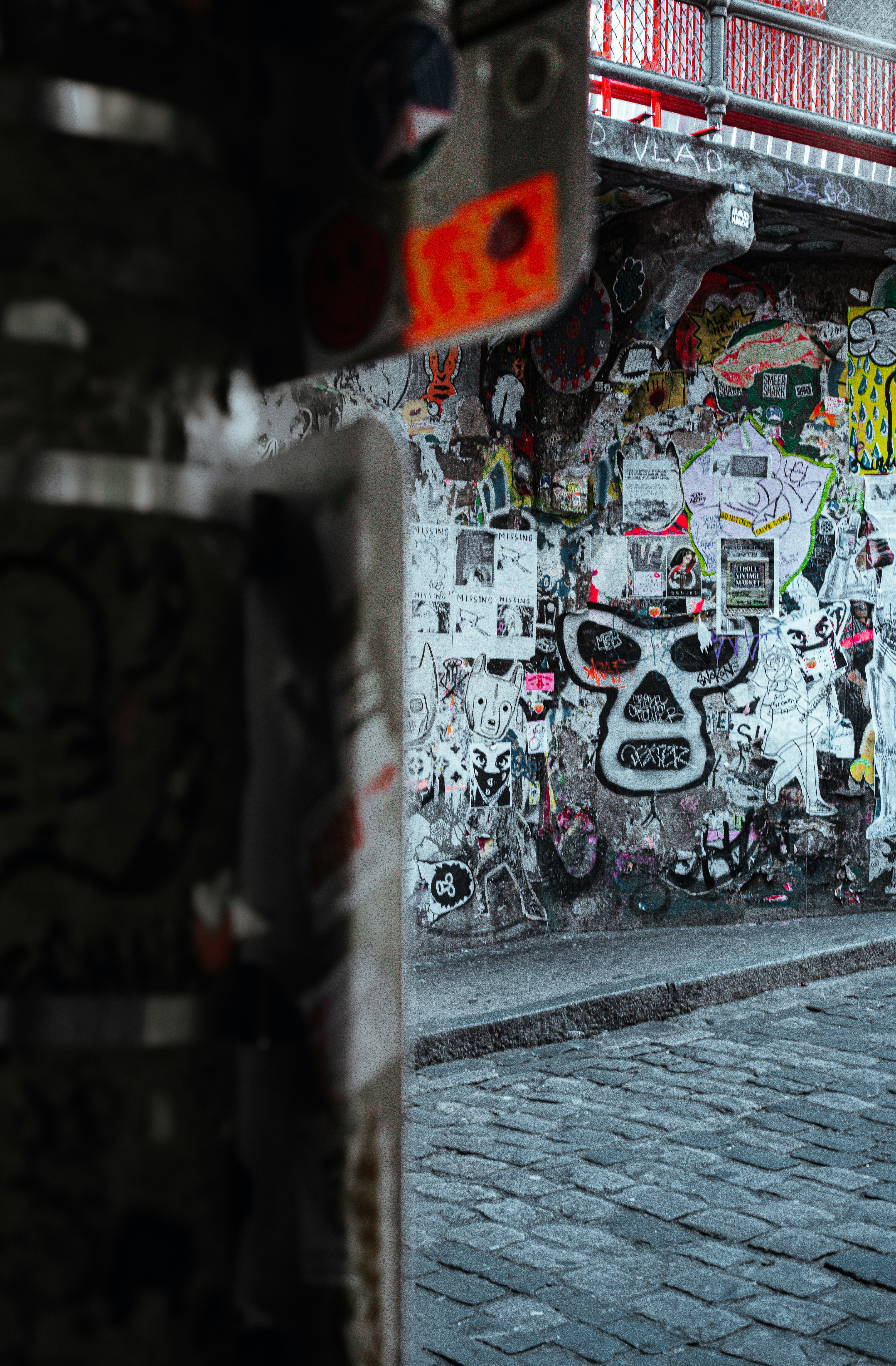 Concrete Canvas: A Graffiti Portrait Emerges on a Tunnel Wall