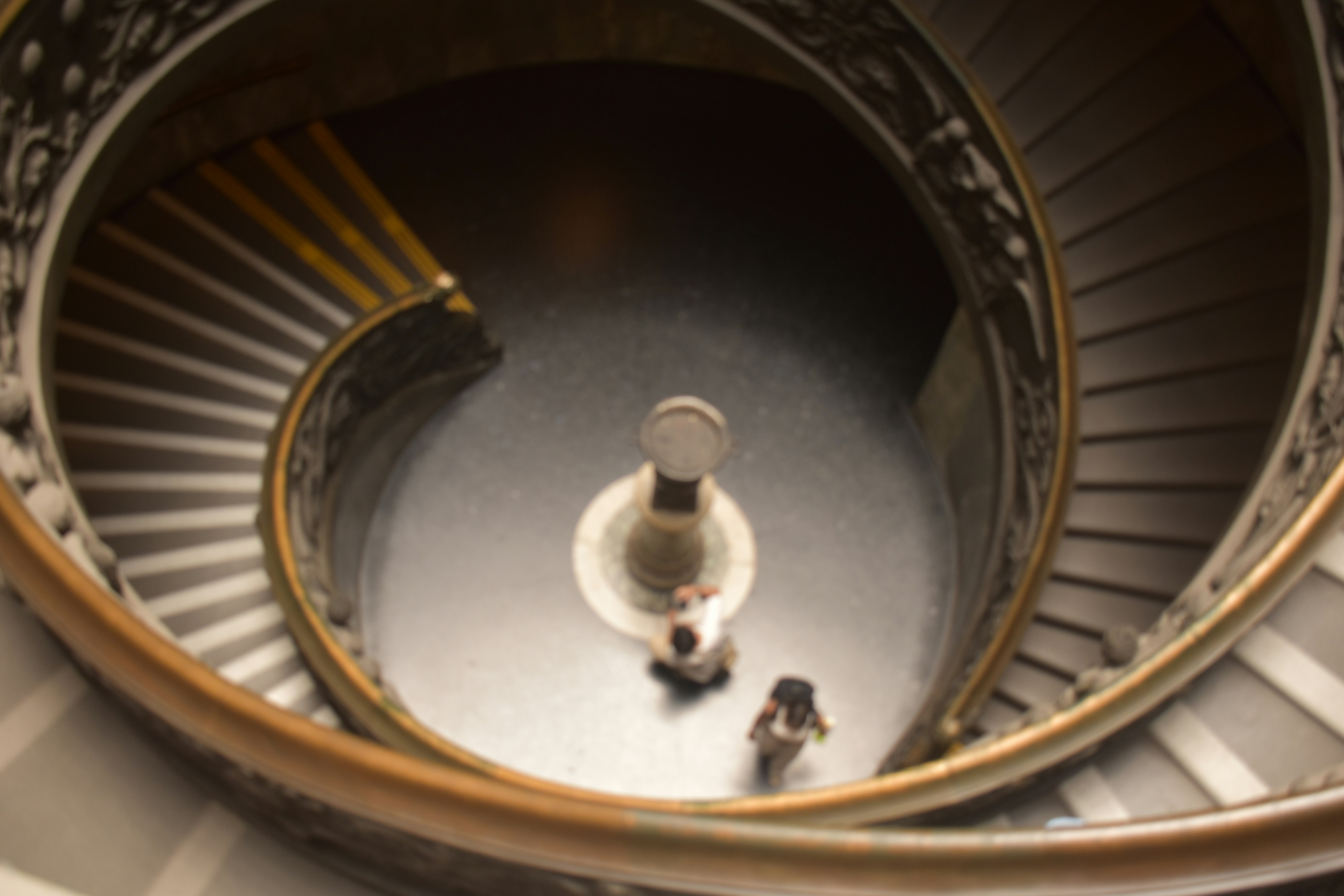 Spiral Atrium: A Bird’s-Eye Moment from the Stairs