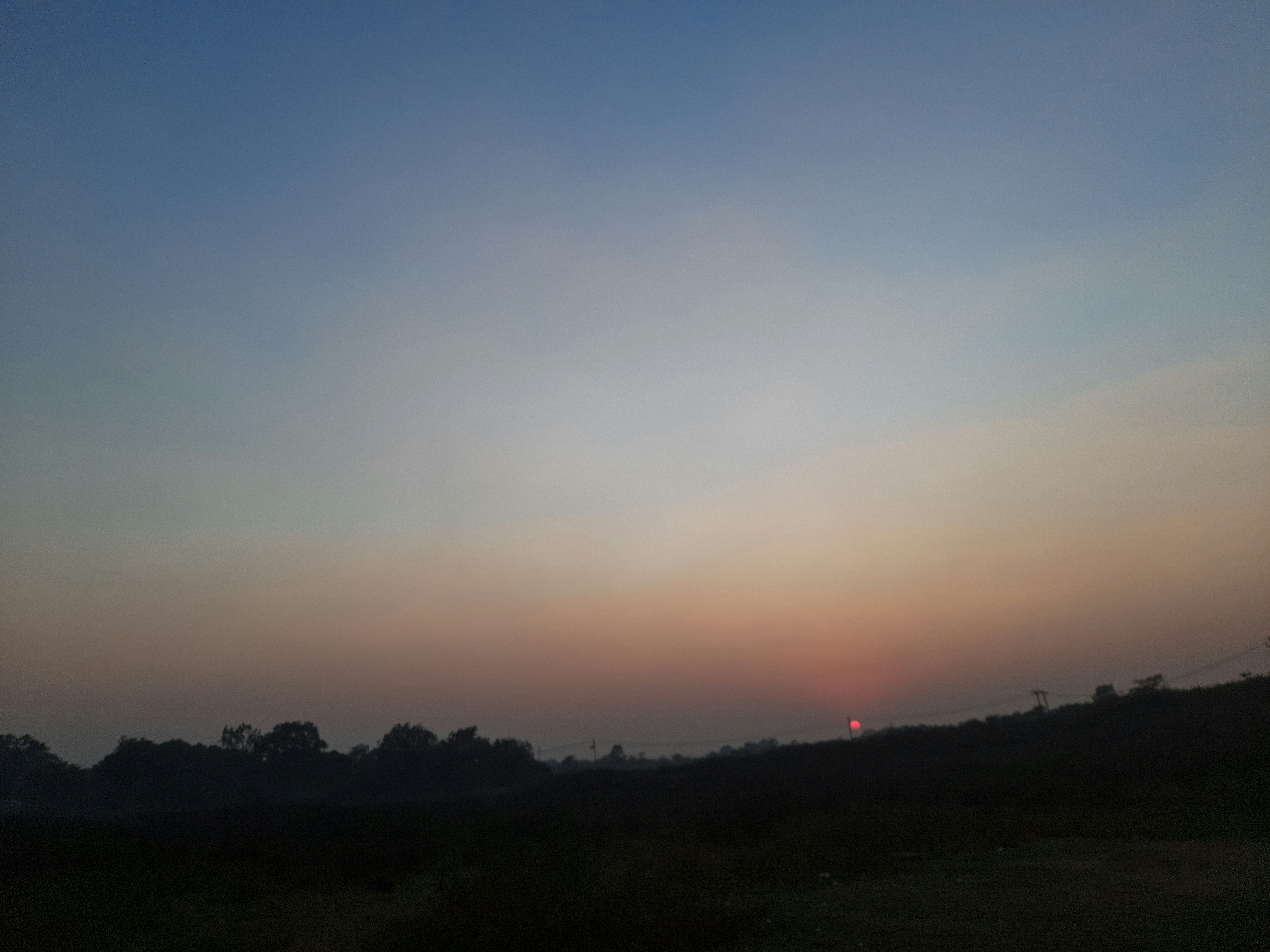 A landscape with trees and a sunset photo – Free Nature Image on Unsplash