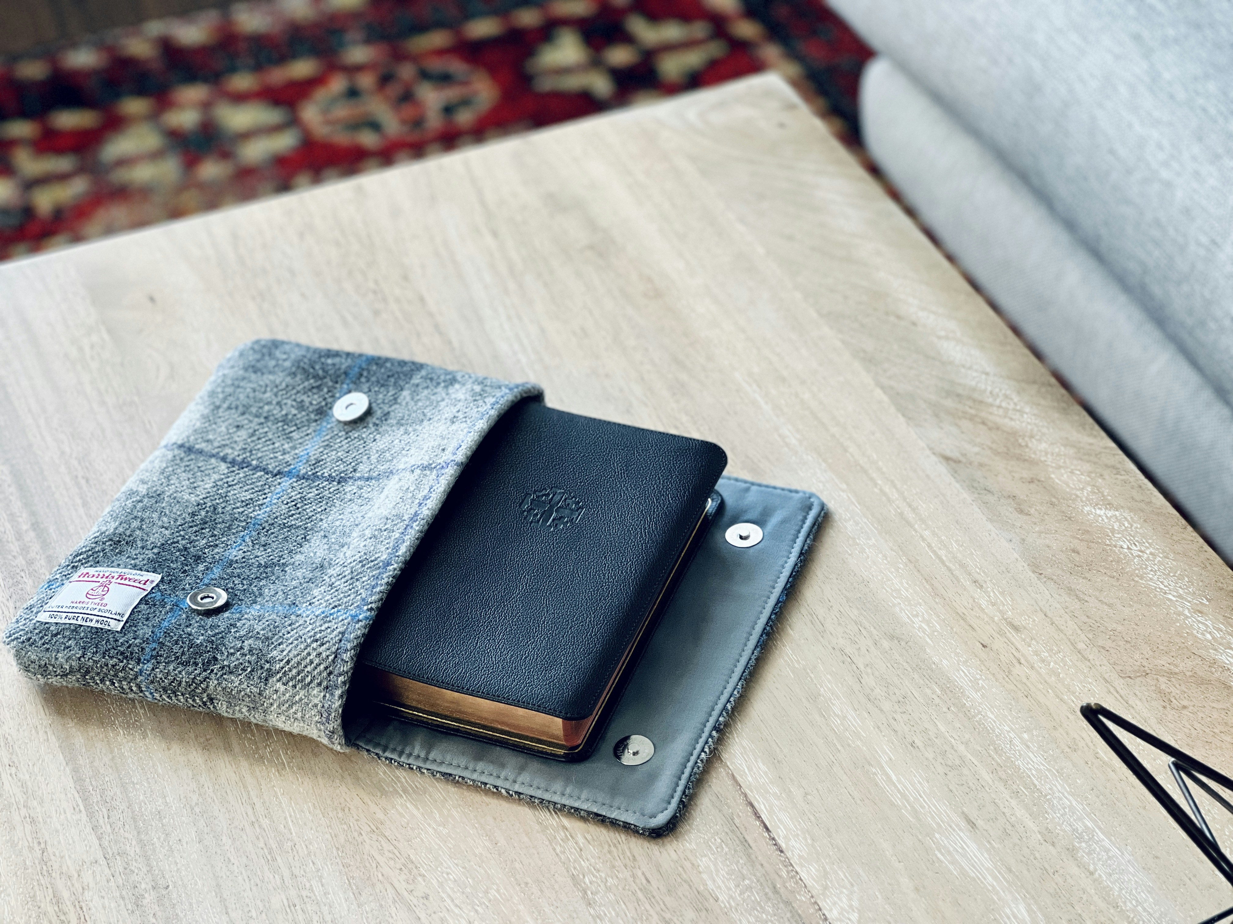 a wallet on a table