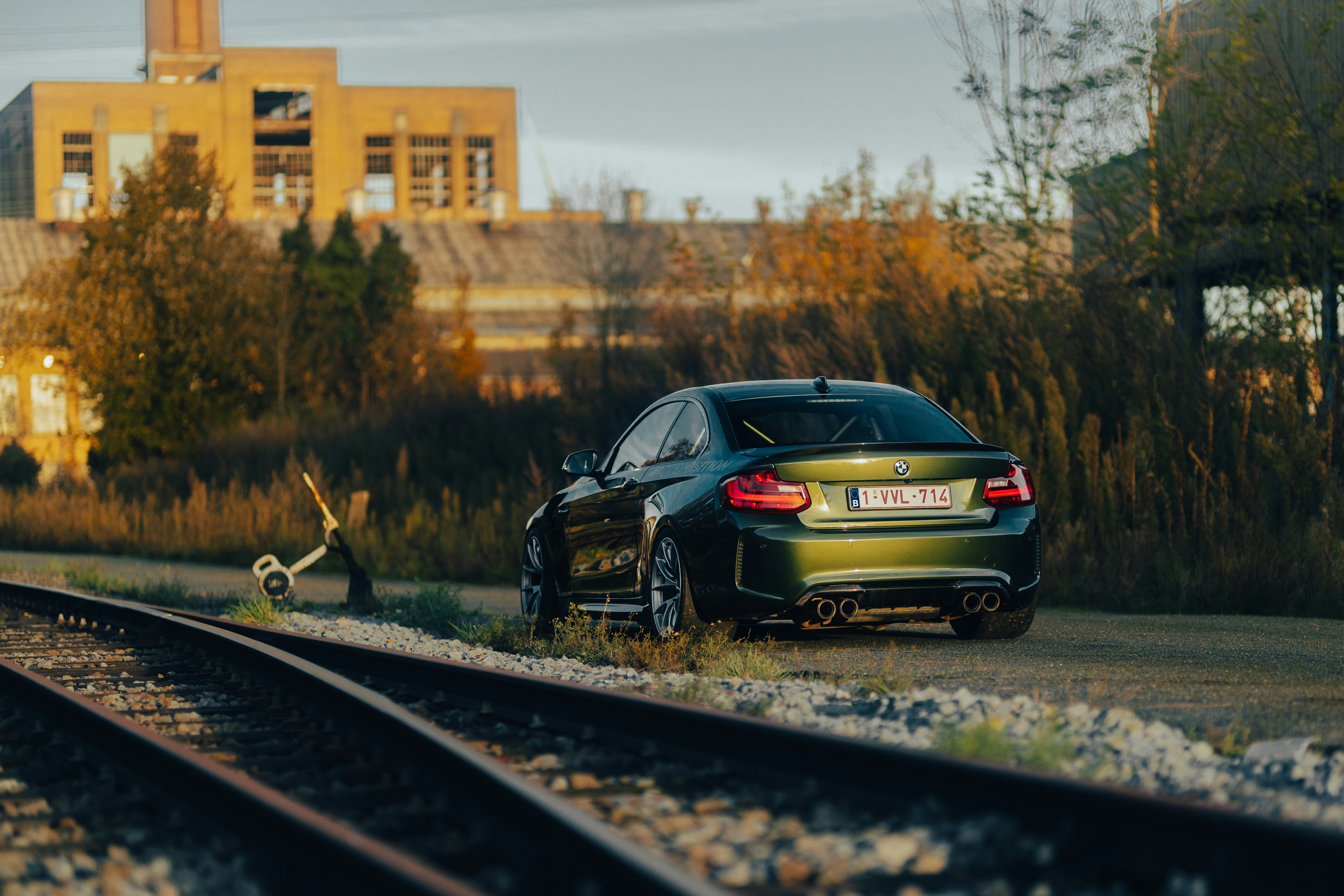 A car on a train track photo – Free Vehicle Image on Unsplash