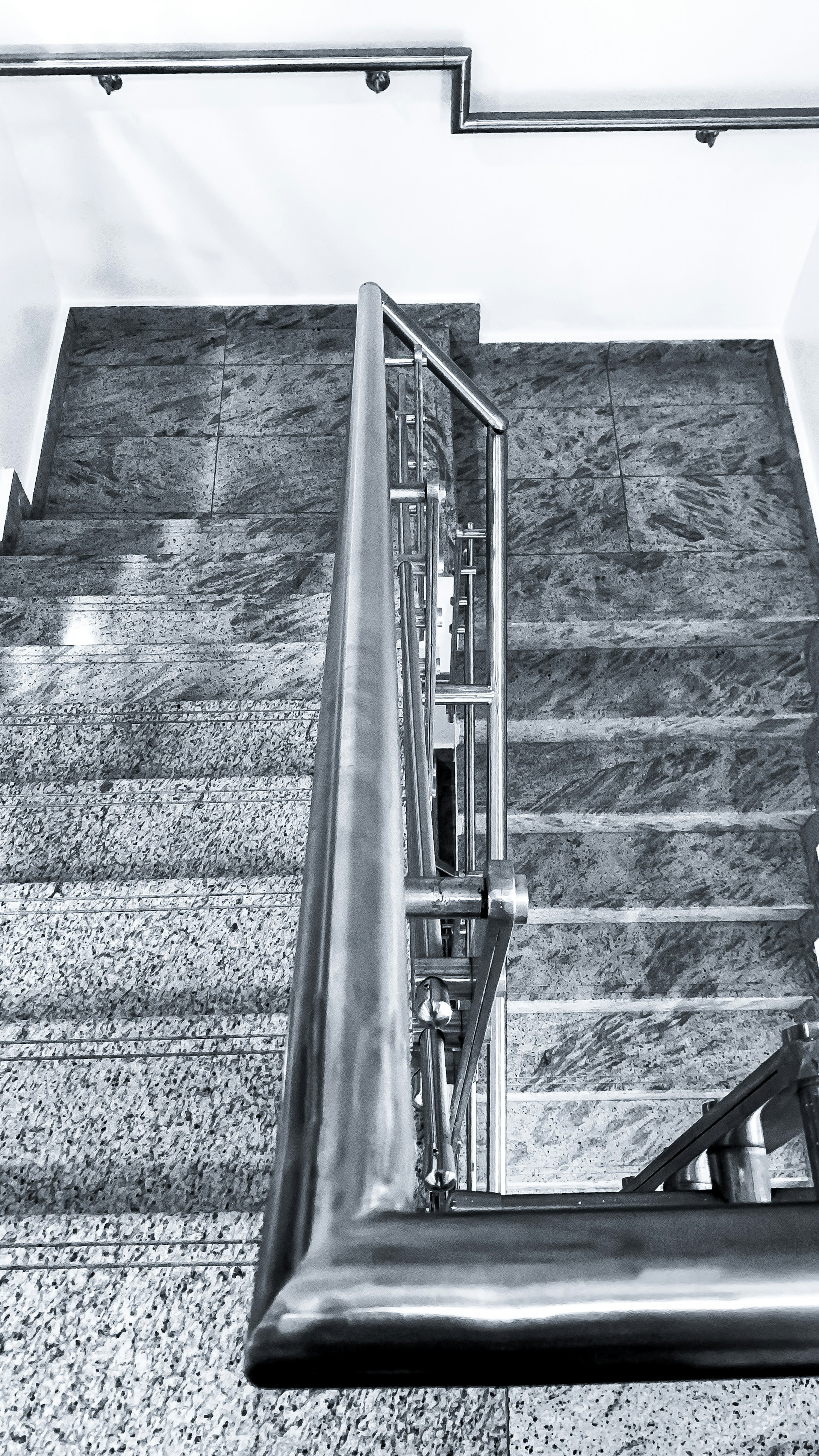 Convergence of Steel: A Top-Down Study of Stairs and Railings