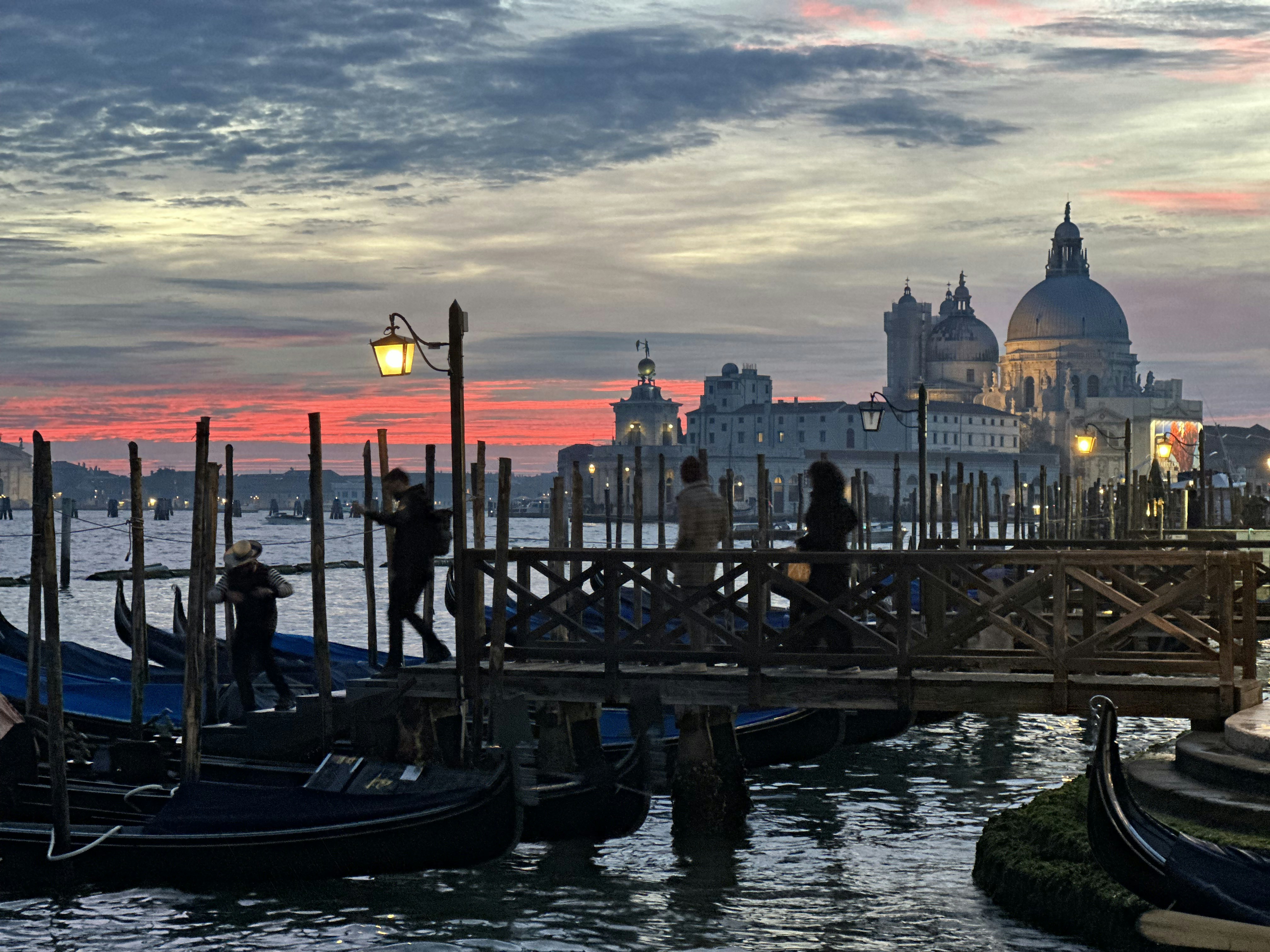 Twilight Serenade on the Venetian Waterfront
