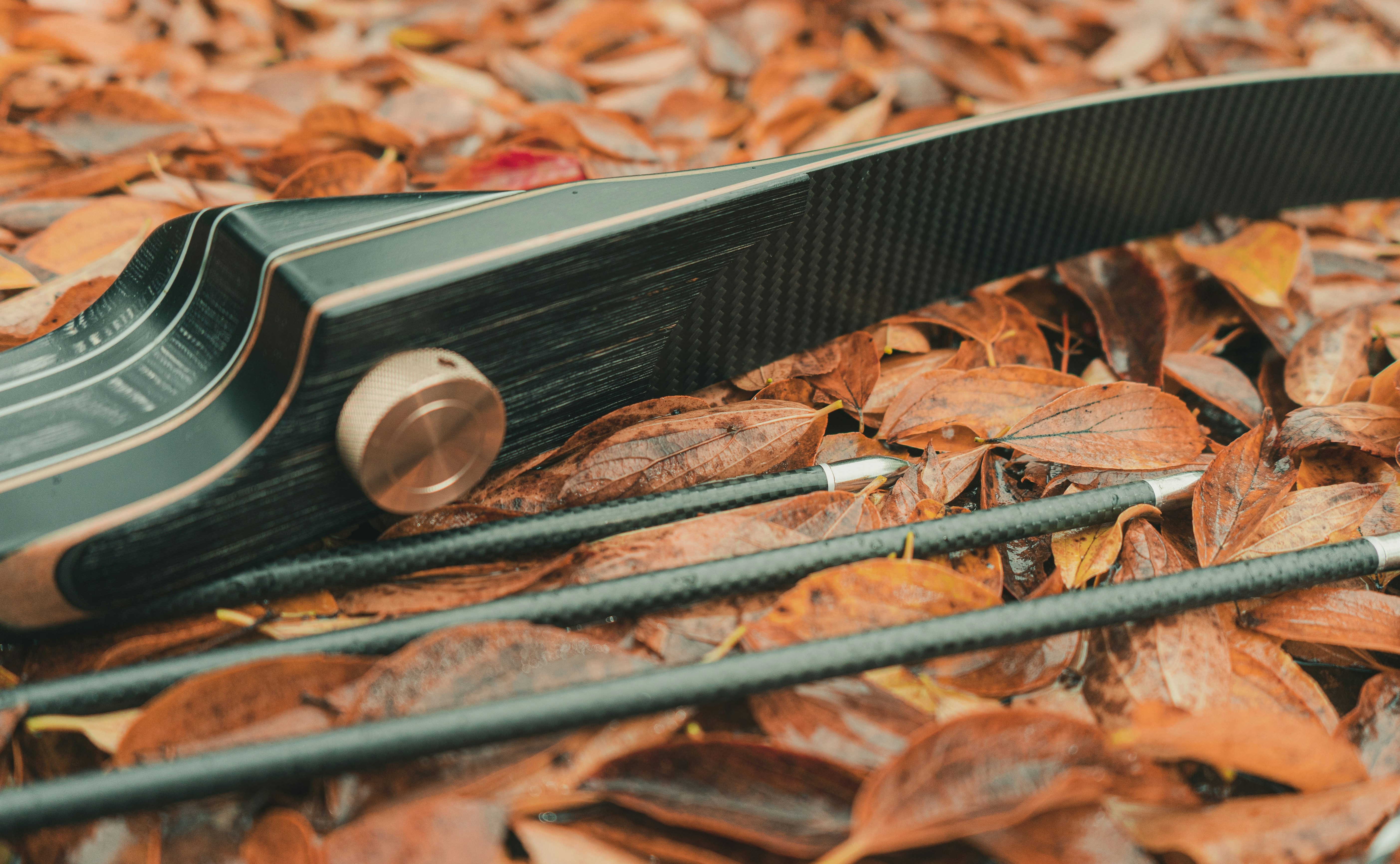 Autumn Echoes: A Vintage Tape Deck Resting Among Fallen Leaves