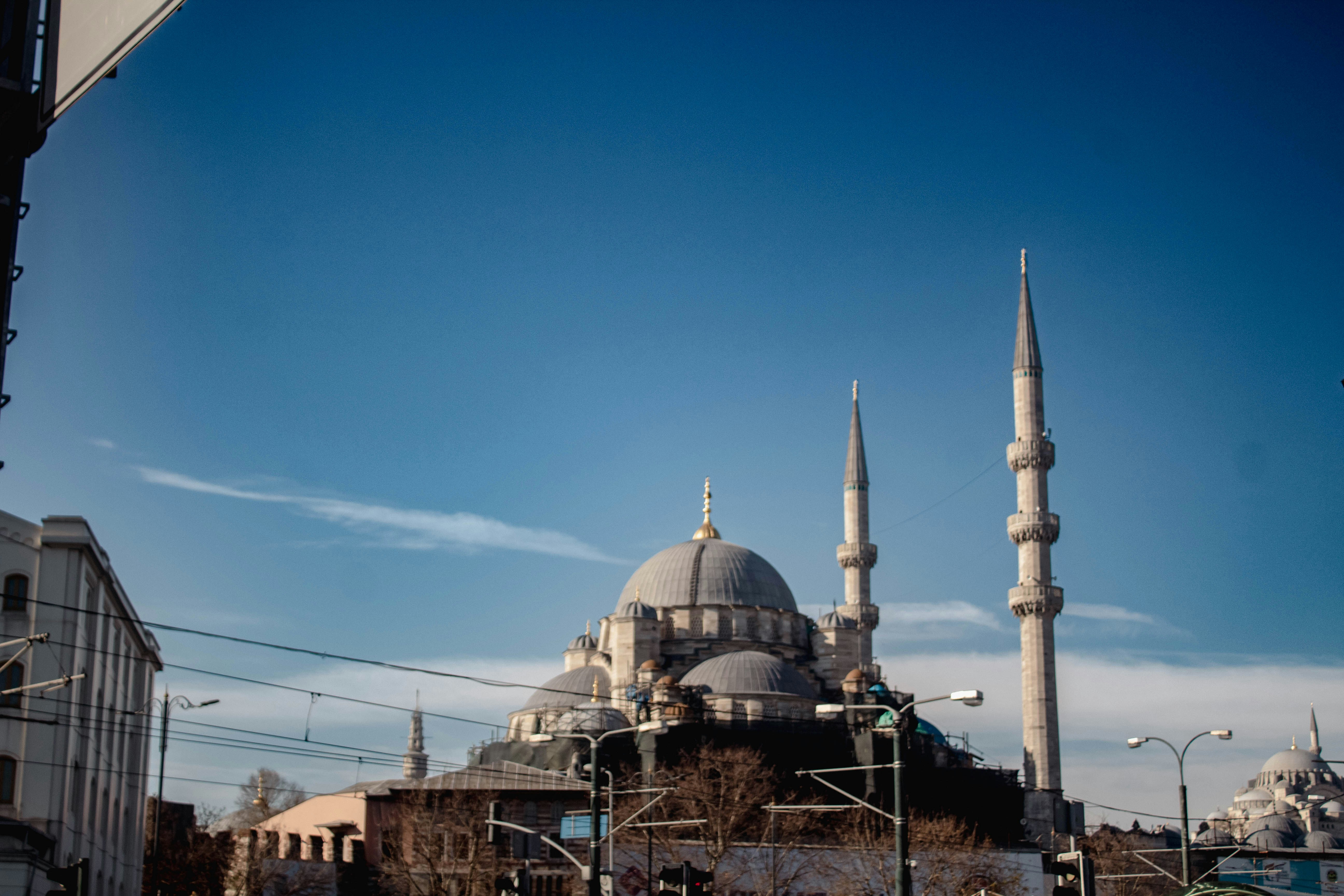 The beautiful view of Suleymaniye Mosque in Turkey