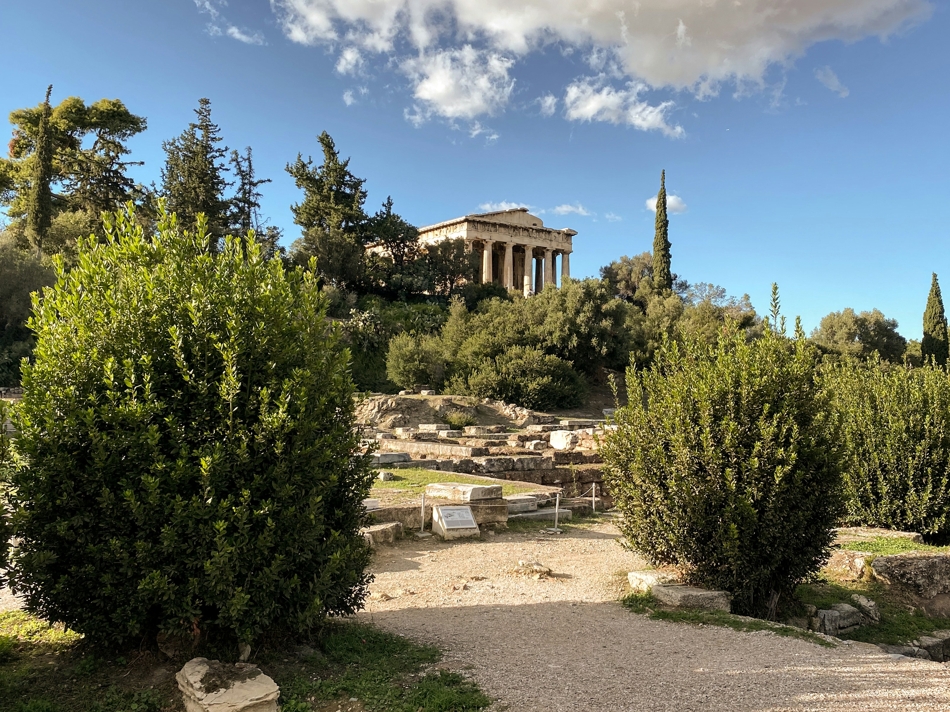 The Temple of Hephaistos at the Ancient Agora