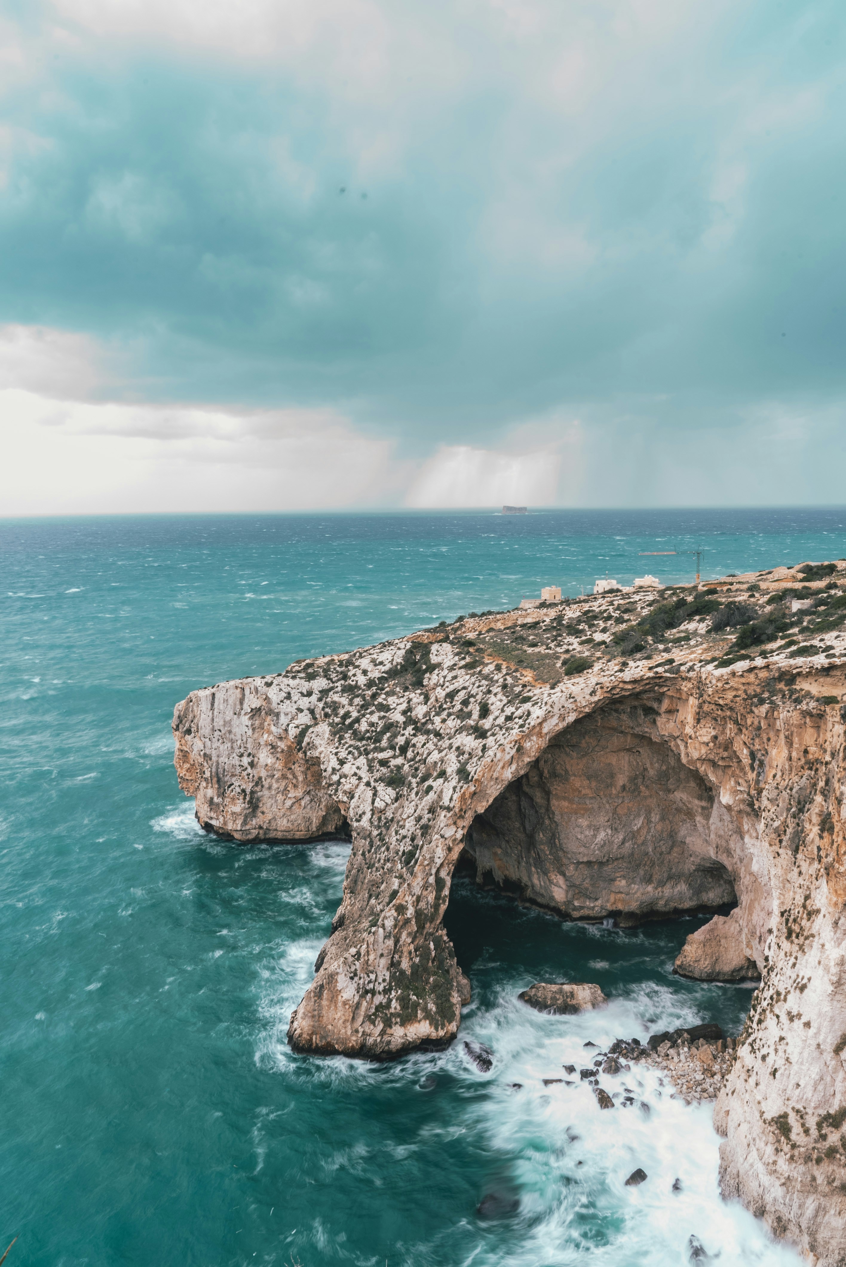 A stone creature on Malta.
