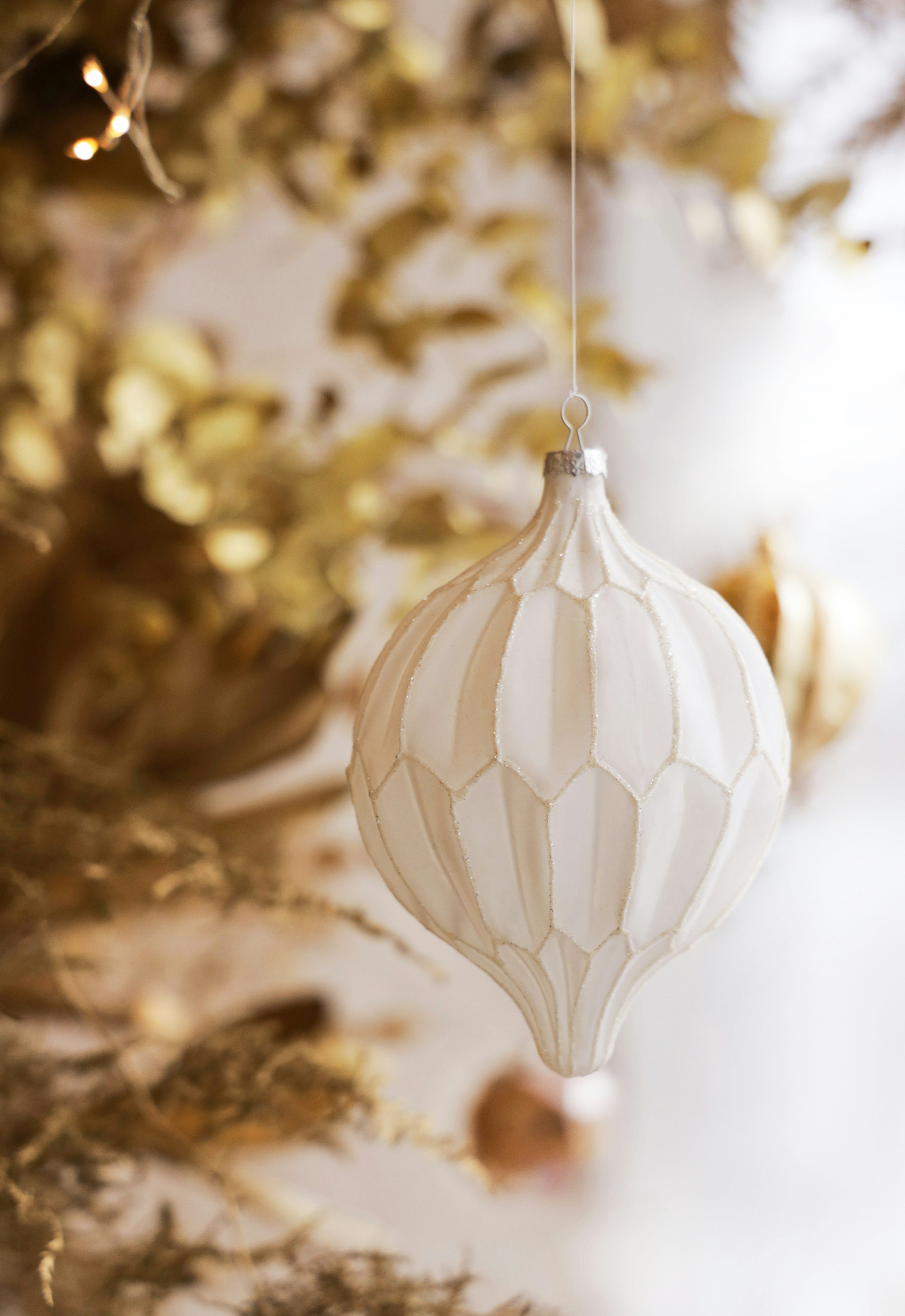 Ivory Ornament in Soft Winter Light
