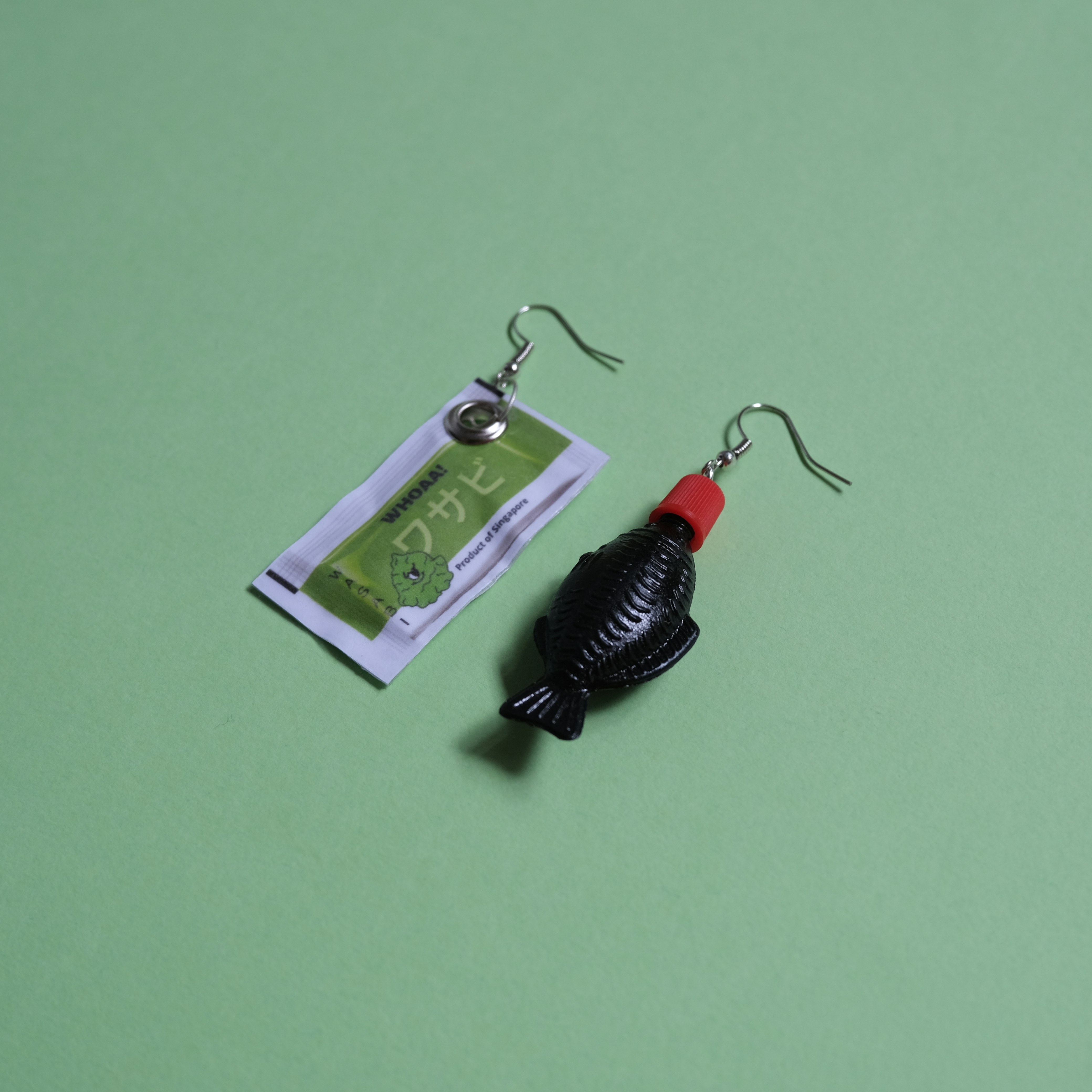 Whimsical Fusion: Earring Meets Sushi