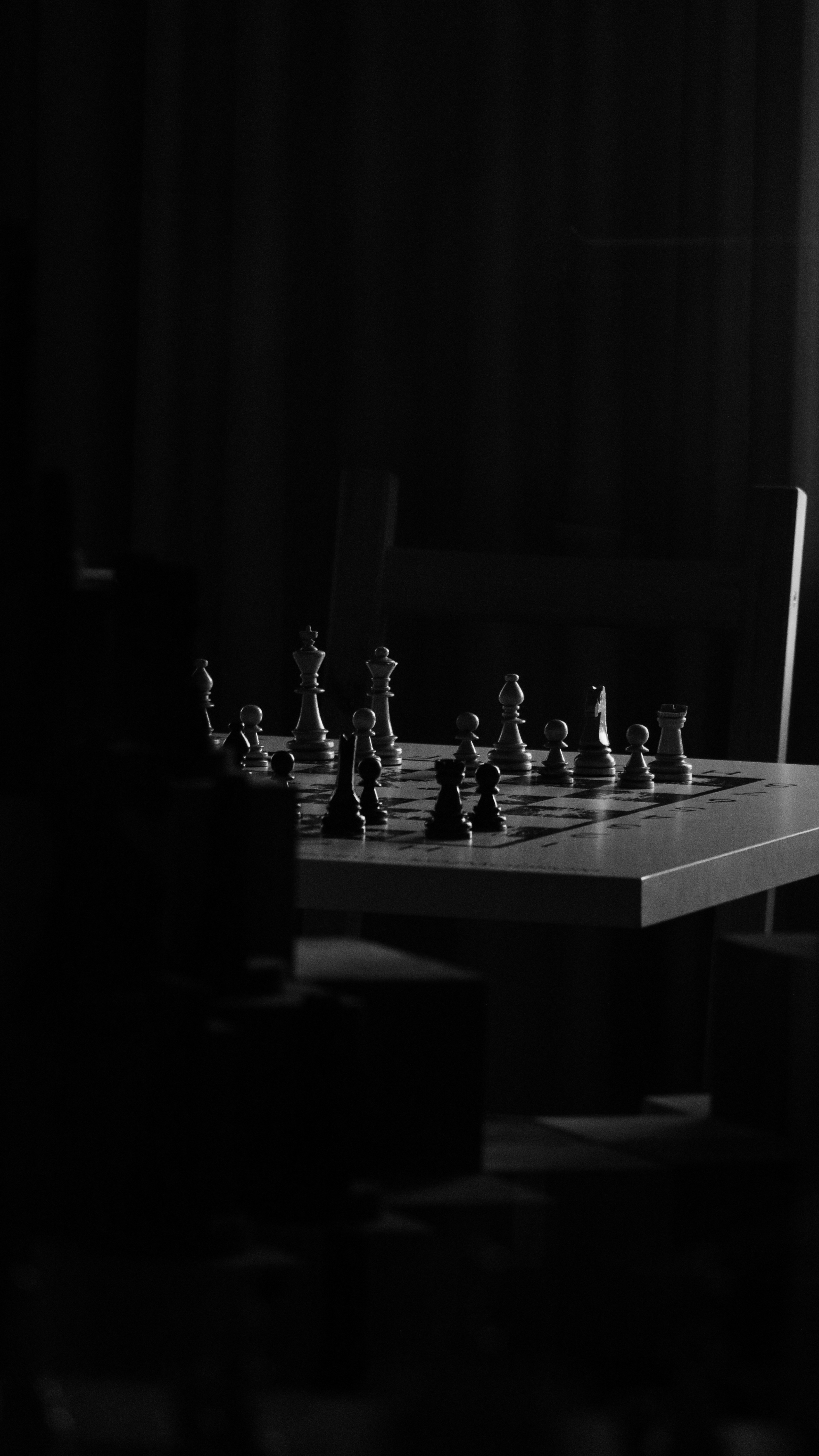 Midnight Match: The Silent Chessboard in Anticipation