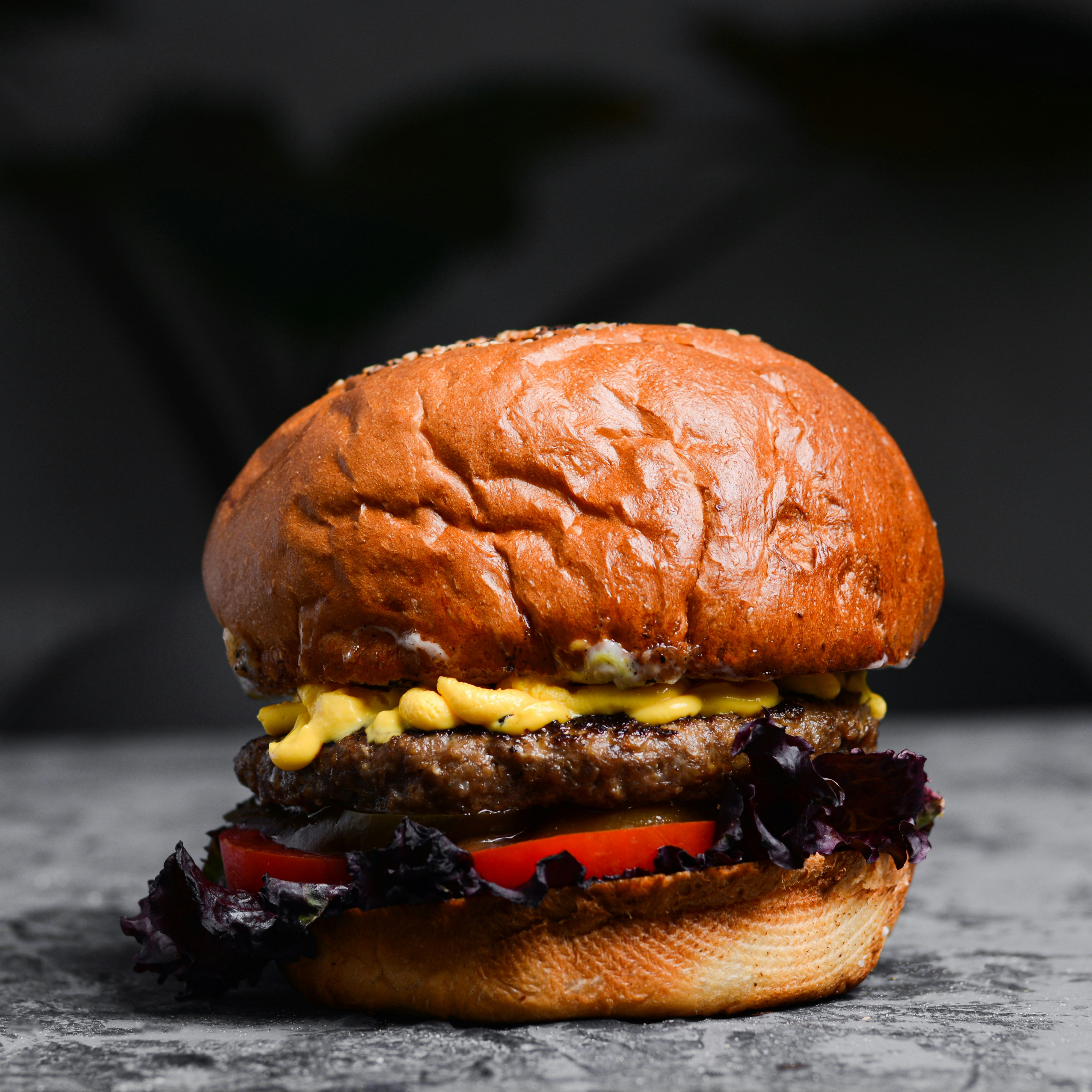 A burger with cheese and vegetables photo – Free Food Image on Unsplash