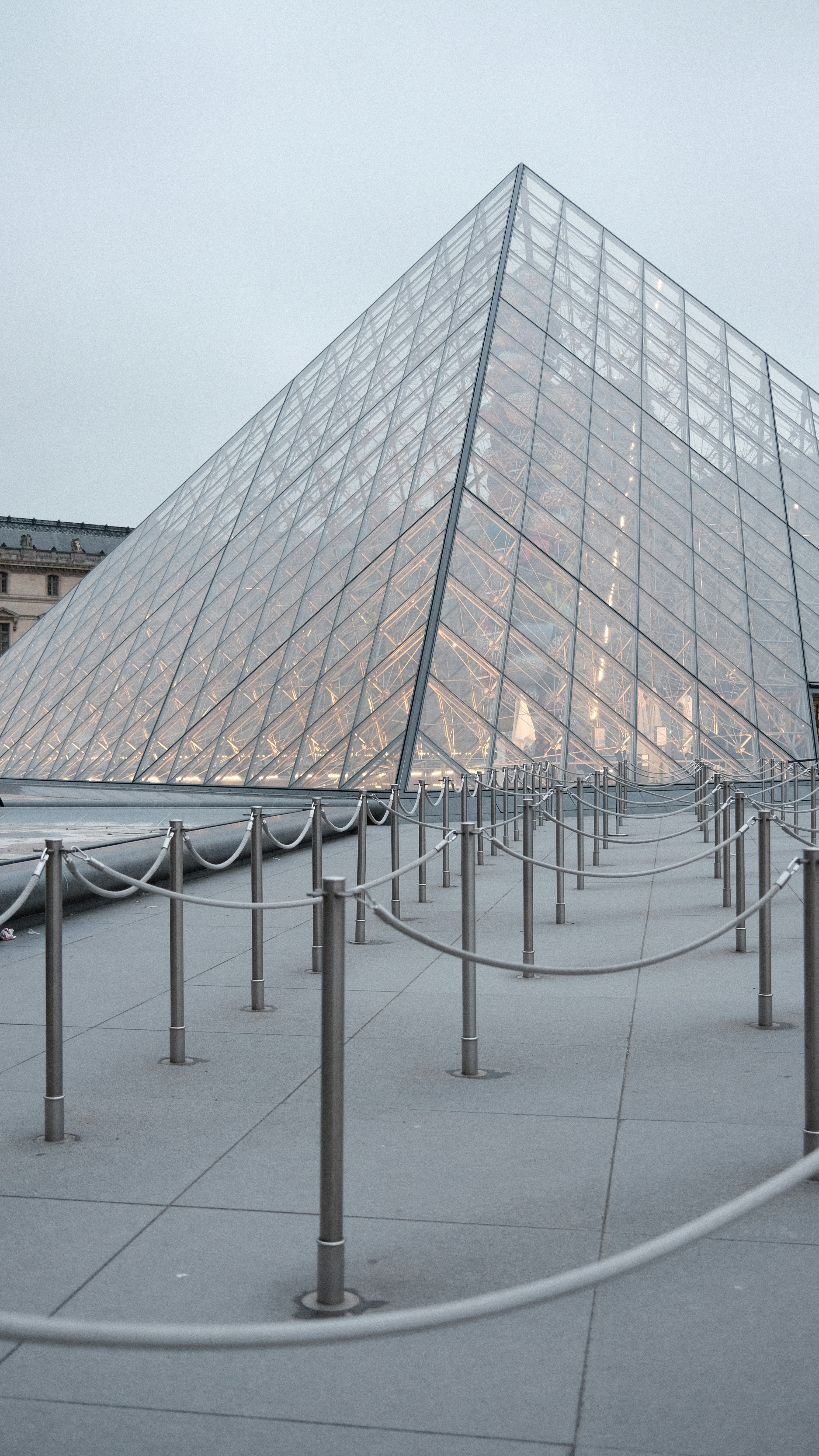 Converging Glass: A Quiet Path Toward the Louvre Pyramid