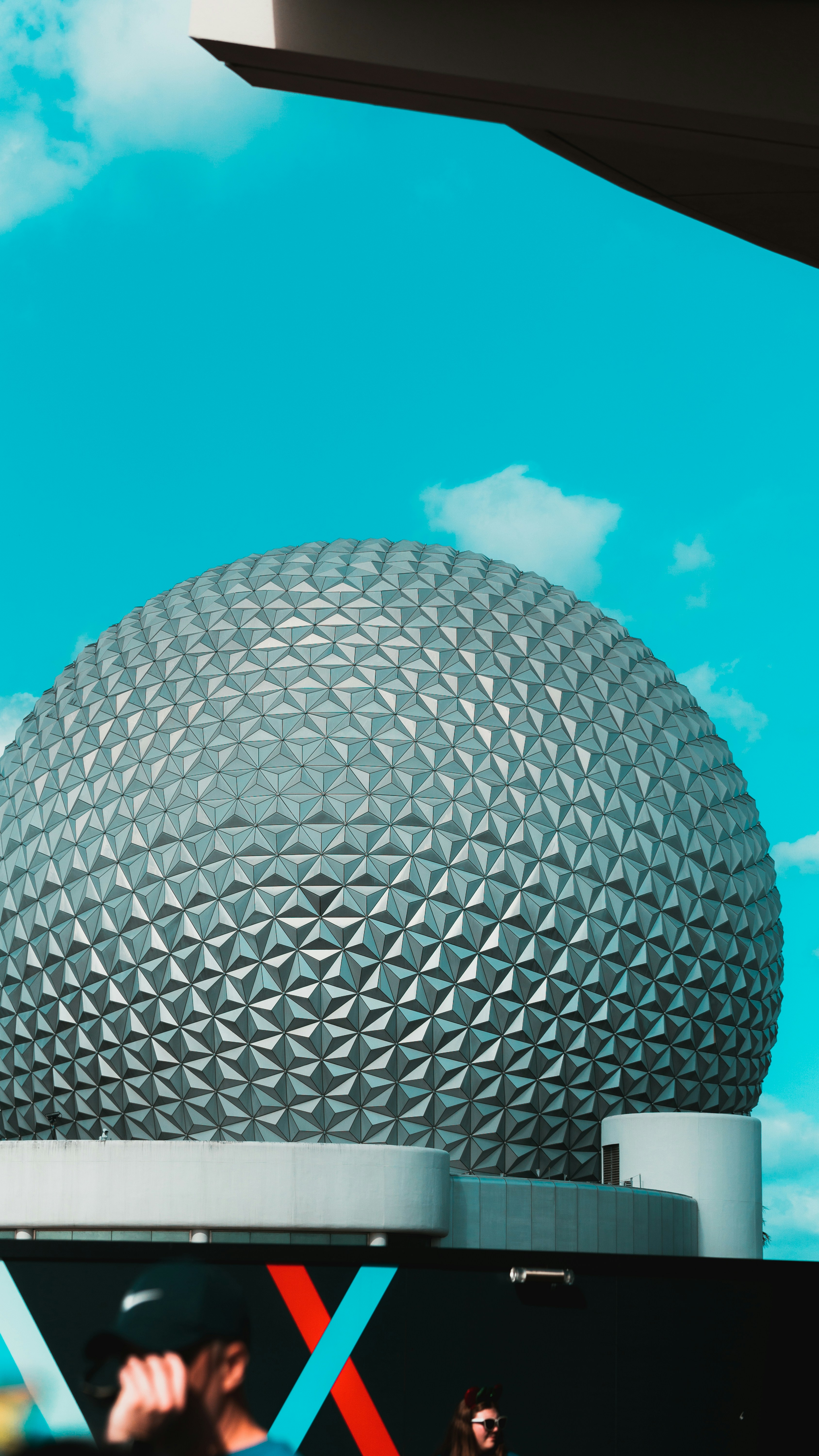 A large sphere with a blue sky photo – Free Disney world Image on Unsplash