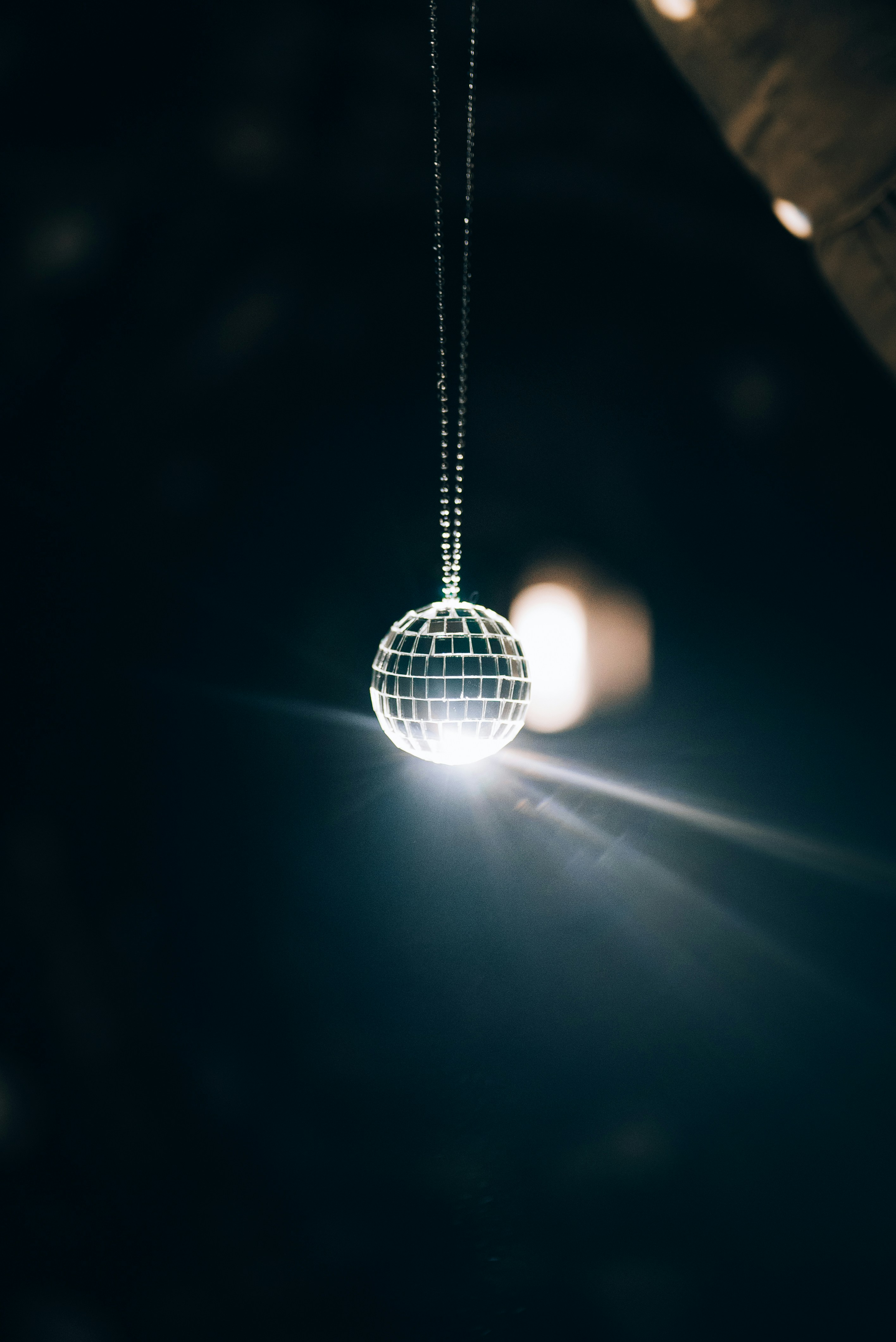 a light bulb from a chain