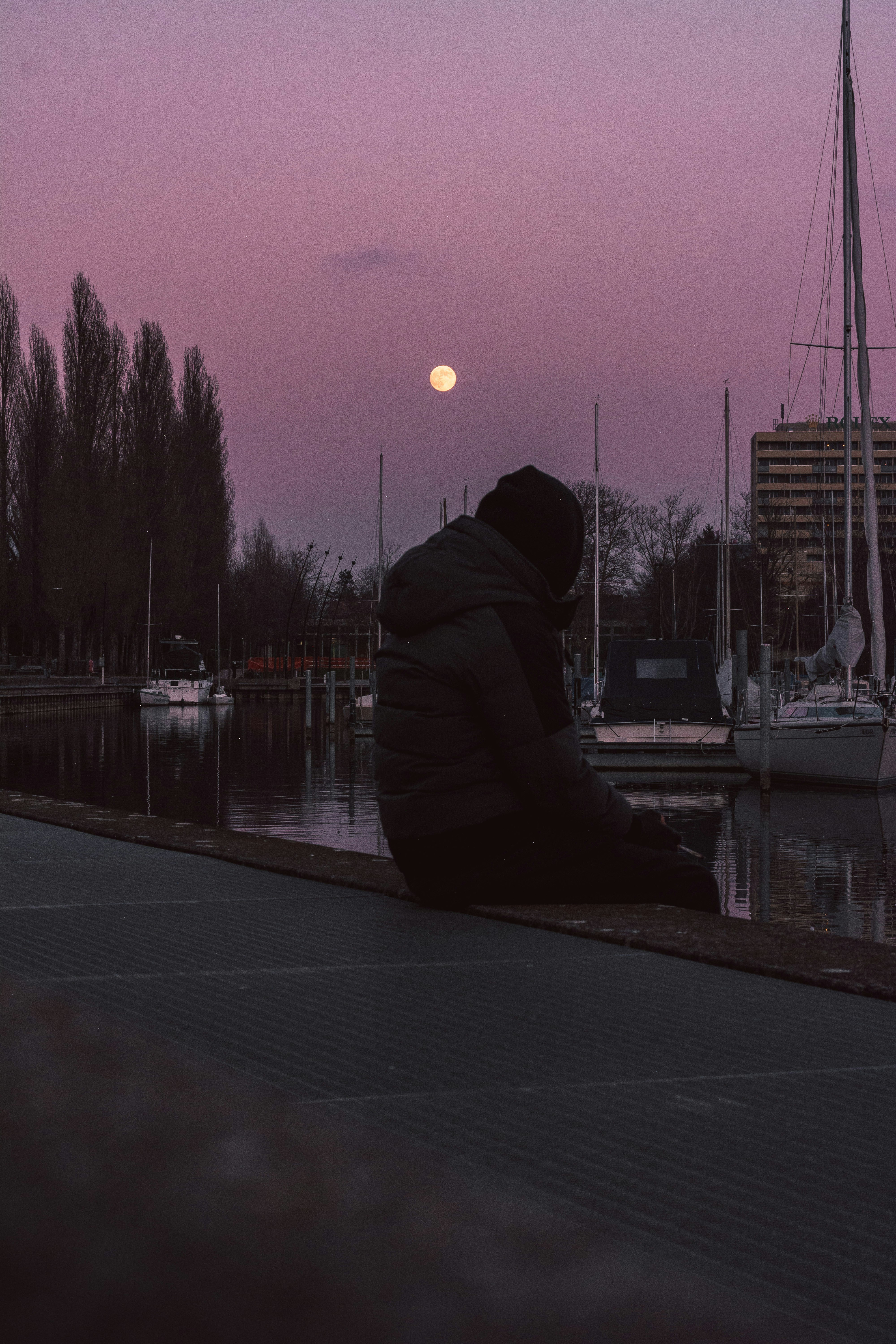 Reflections of Solitude at Dusk