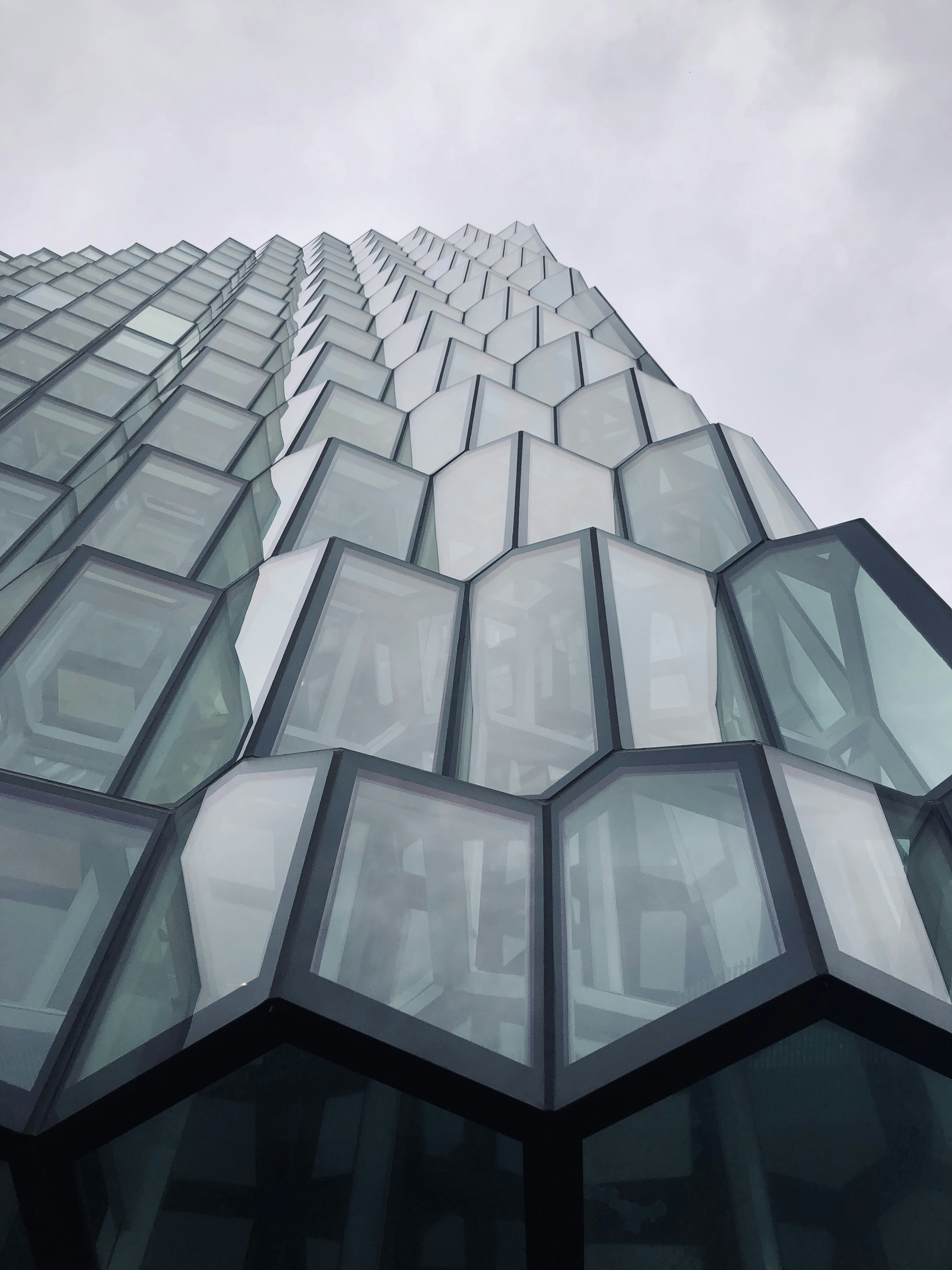 a building with many windows