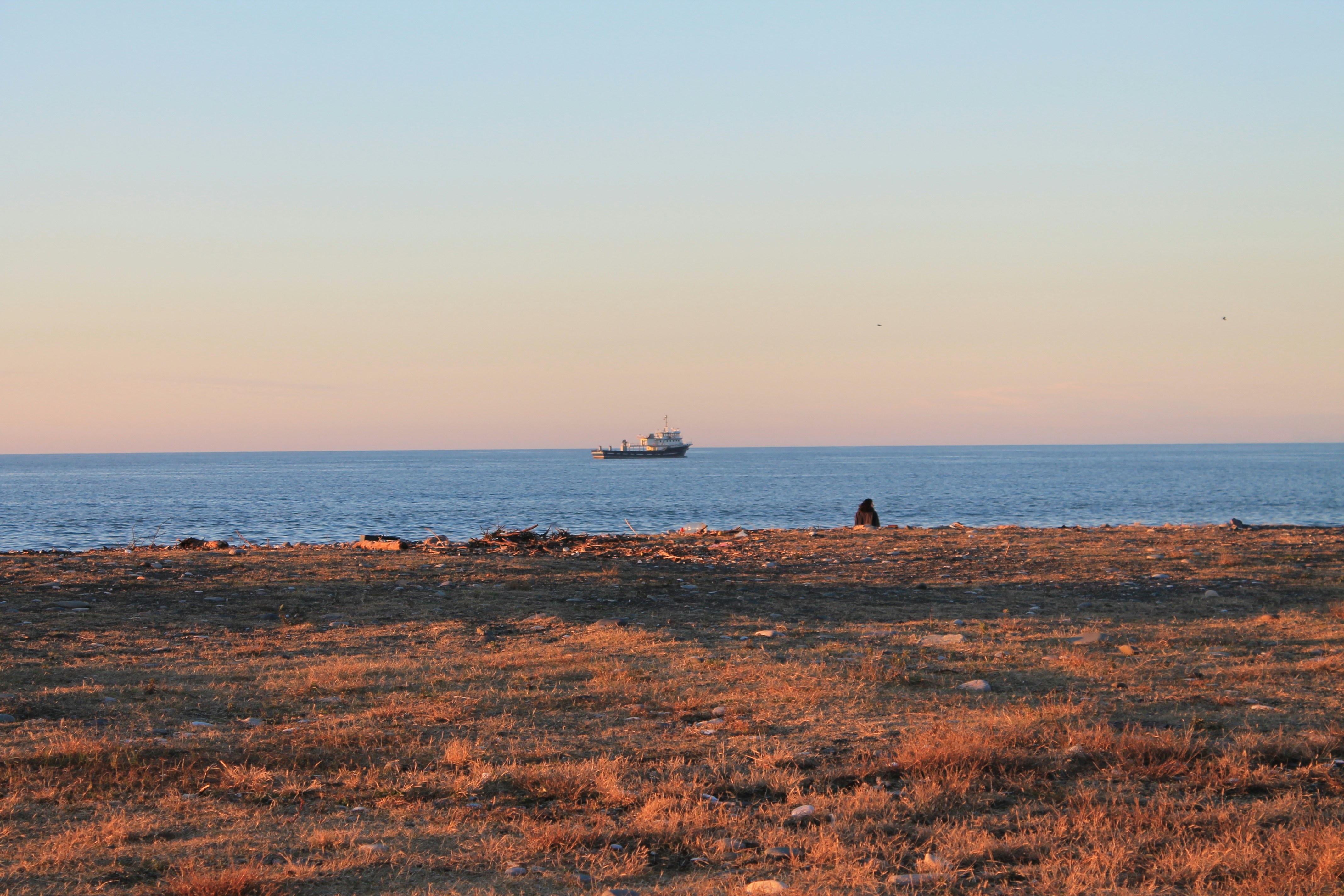 a boat in the water