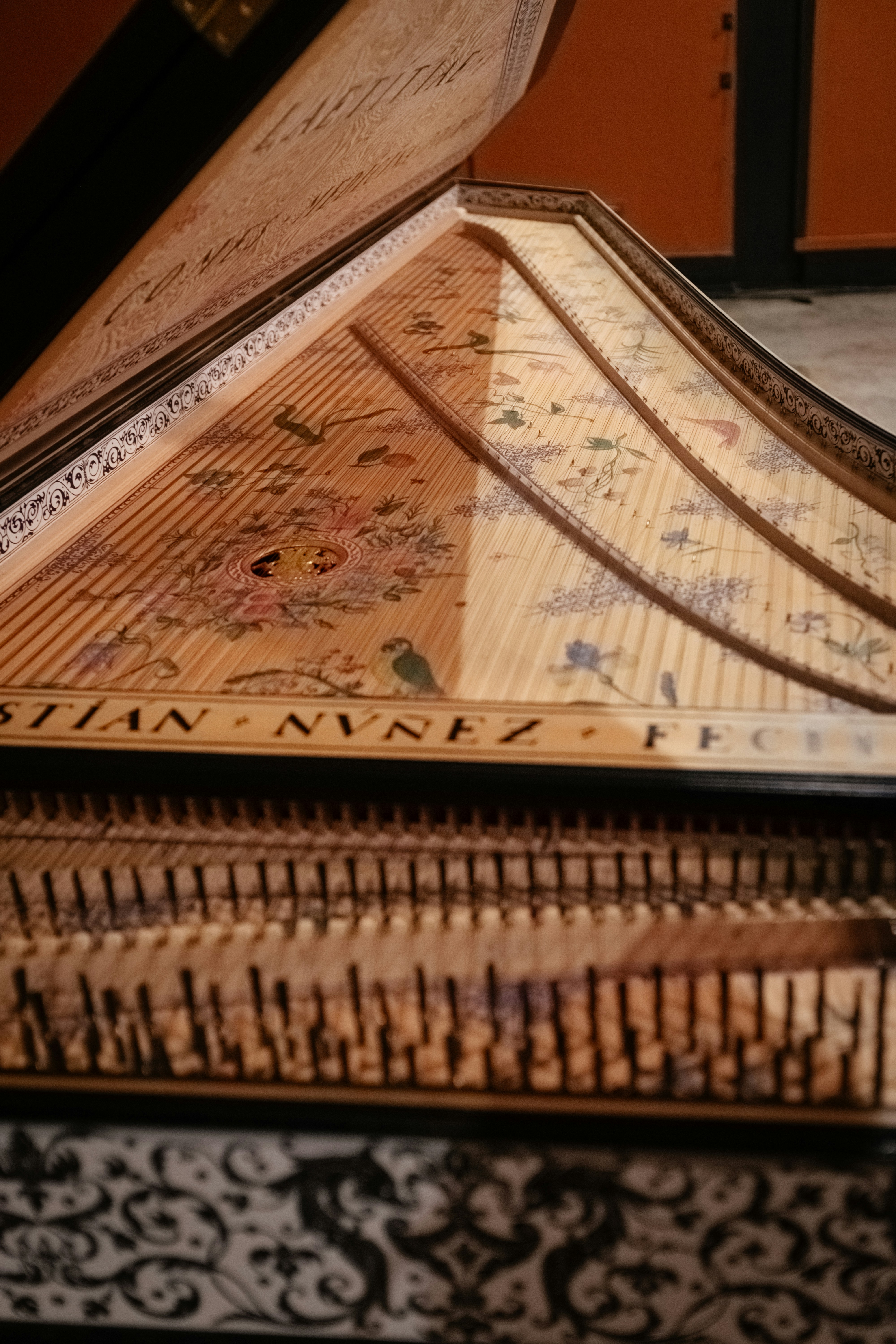 A close up of a piano with a wooden case photo – Free Wood Image on ...